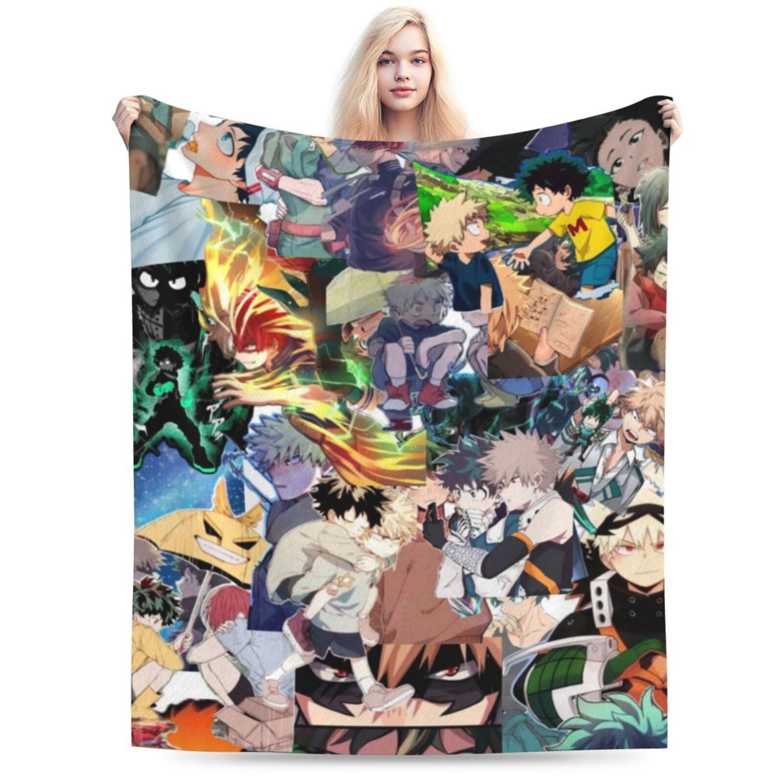 My Hero Academia Blanket, Anime Throw Blanket For Couch Sofa Bed, Soft ...