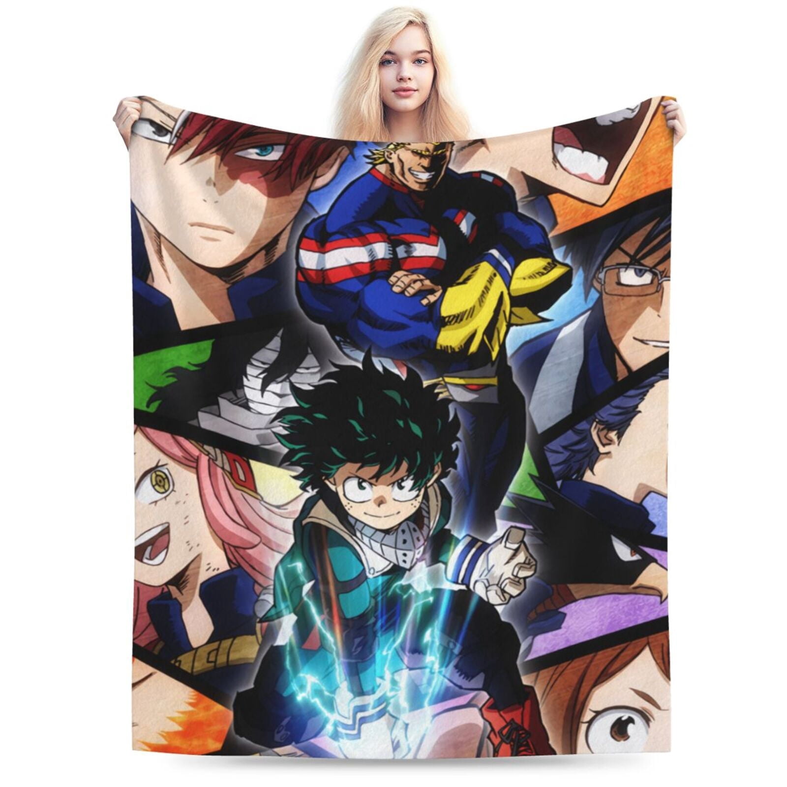 My Hero Academia Blanket, Anime Throw Blanket For Couch Sofa Bed, Soft ...