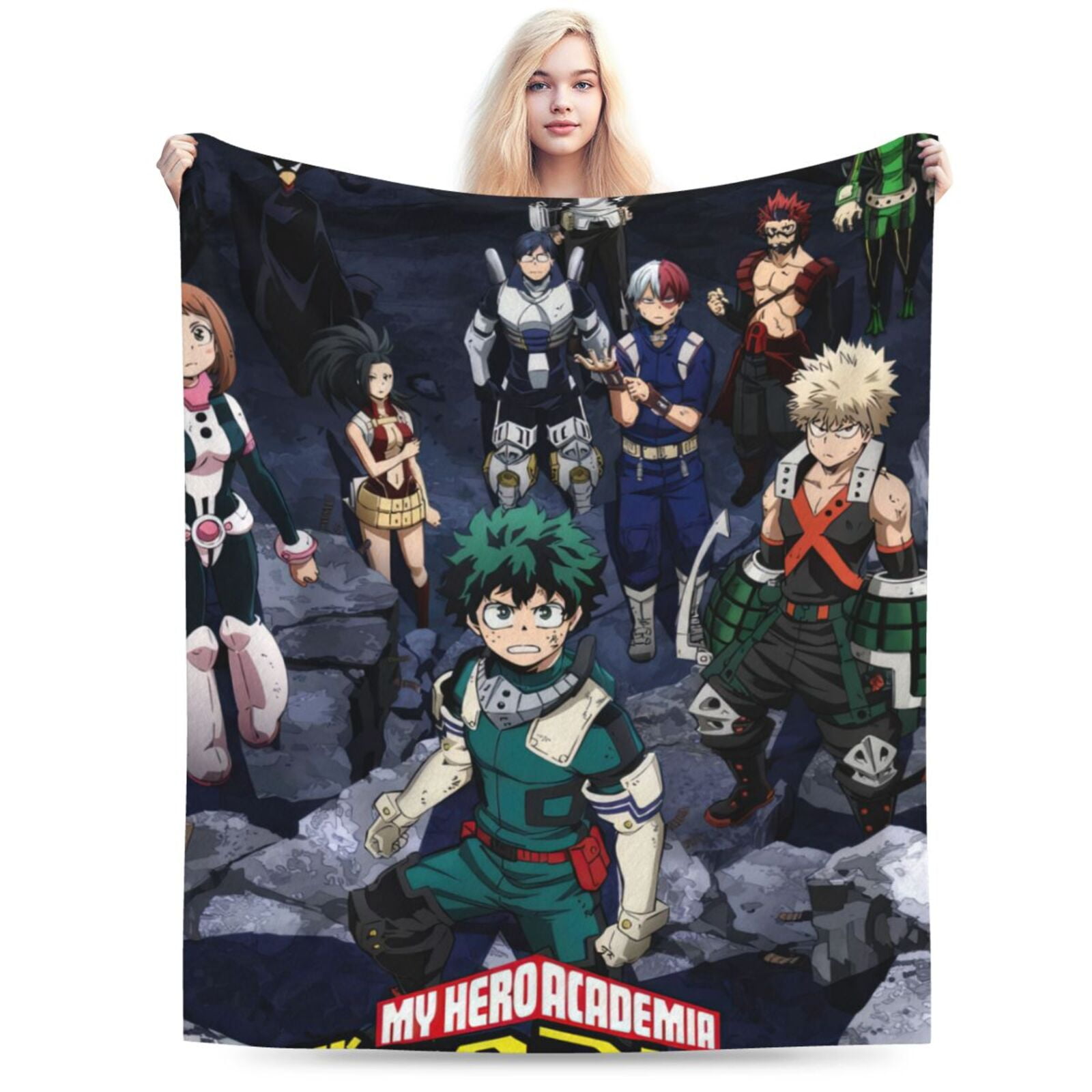 My Hero Academia Blanket, Anime Throw Blanket For Couch Sofa Bed, Soft ...