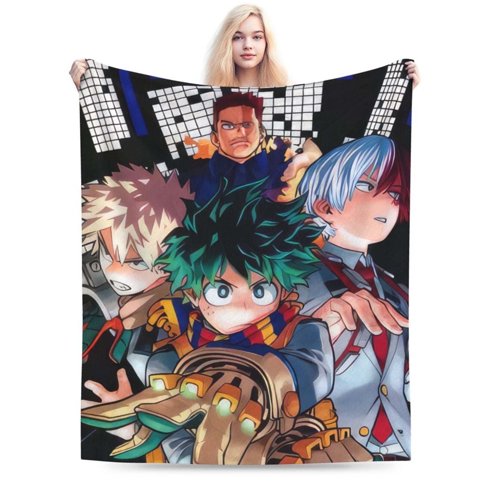 My Hero Academia Blanket, Anime Throw Blanket For Couch Sofa Bed, Soft ...