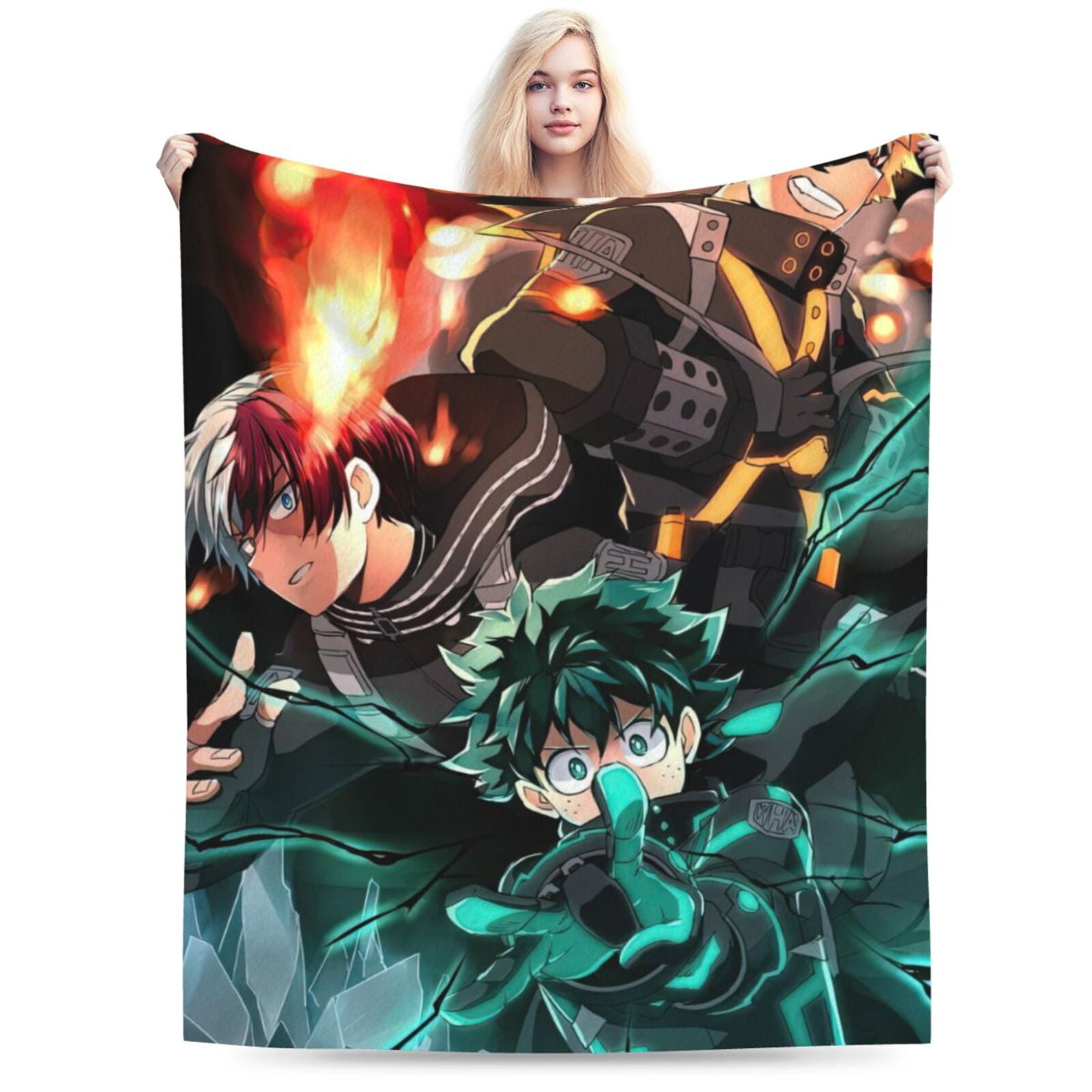 My Hero Academia Blanket, Anime Throw Blanket For Couch Sofa Bed, Soft ...