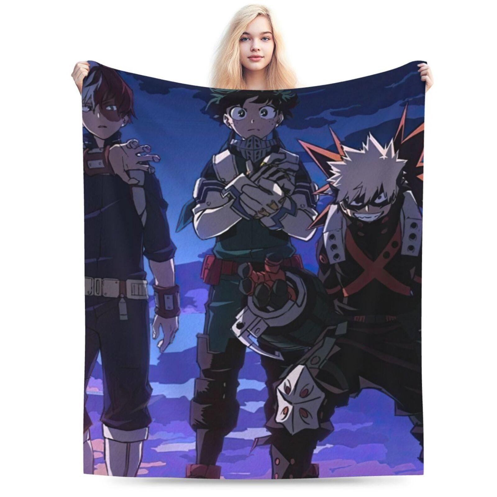 My Hero Academia Blanket, Anime Throw Blanket For Couch Sofa Bed, Soft ...