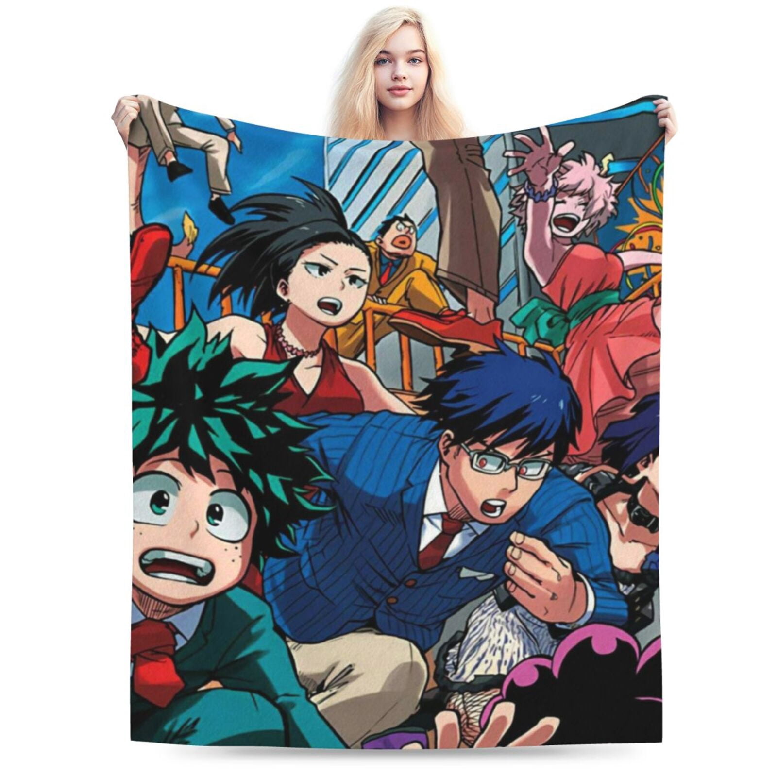 My Hero Academia Blanket, Anime Throw Blanket For Couch Sofa Bed, Soft ...