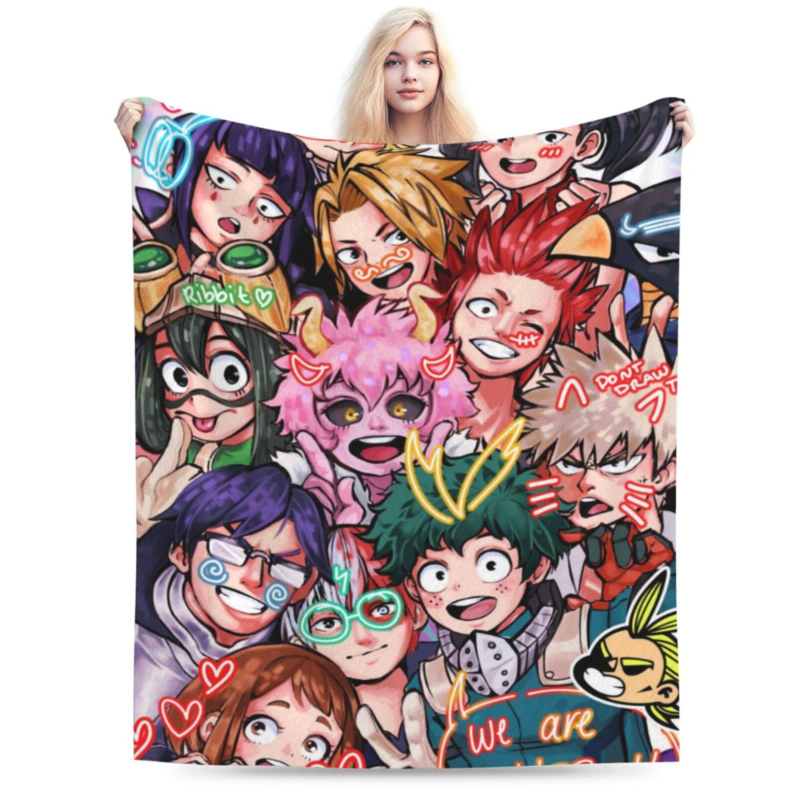 My Hero Academia Blanket, Anime Throw Blanket For Couch Sofa Bed, Soft ...