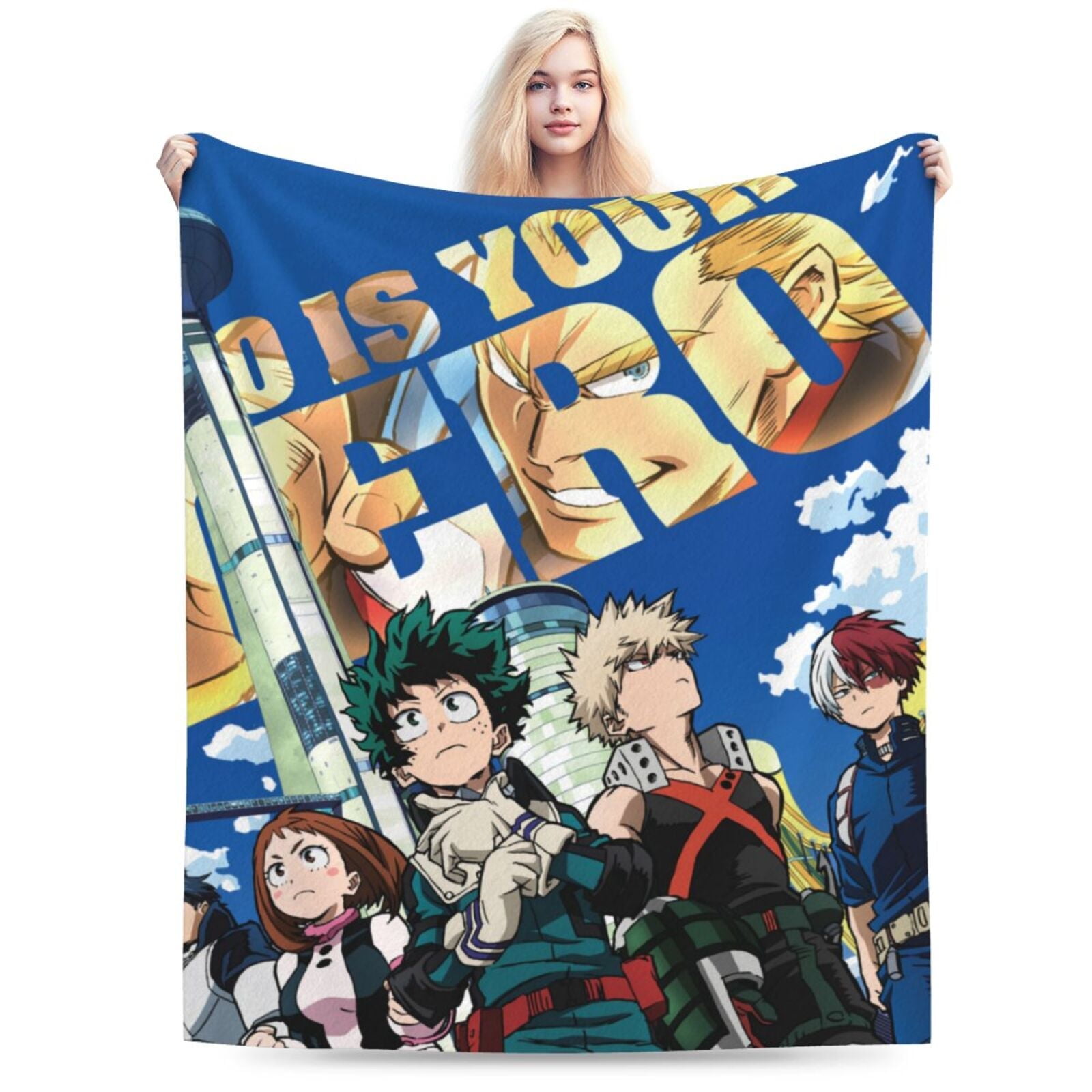 My Hero Academia Blanket, Anime Throw Blanket For Couch Sofa Bed, Soft ...