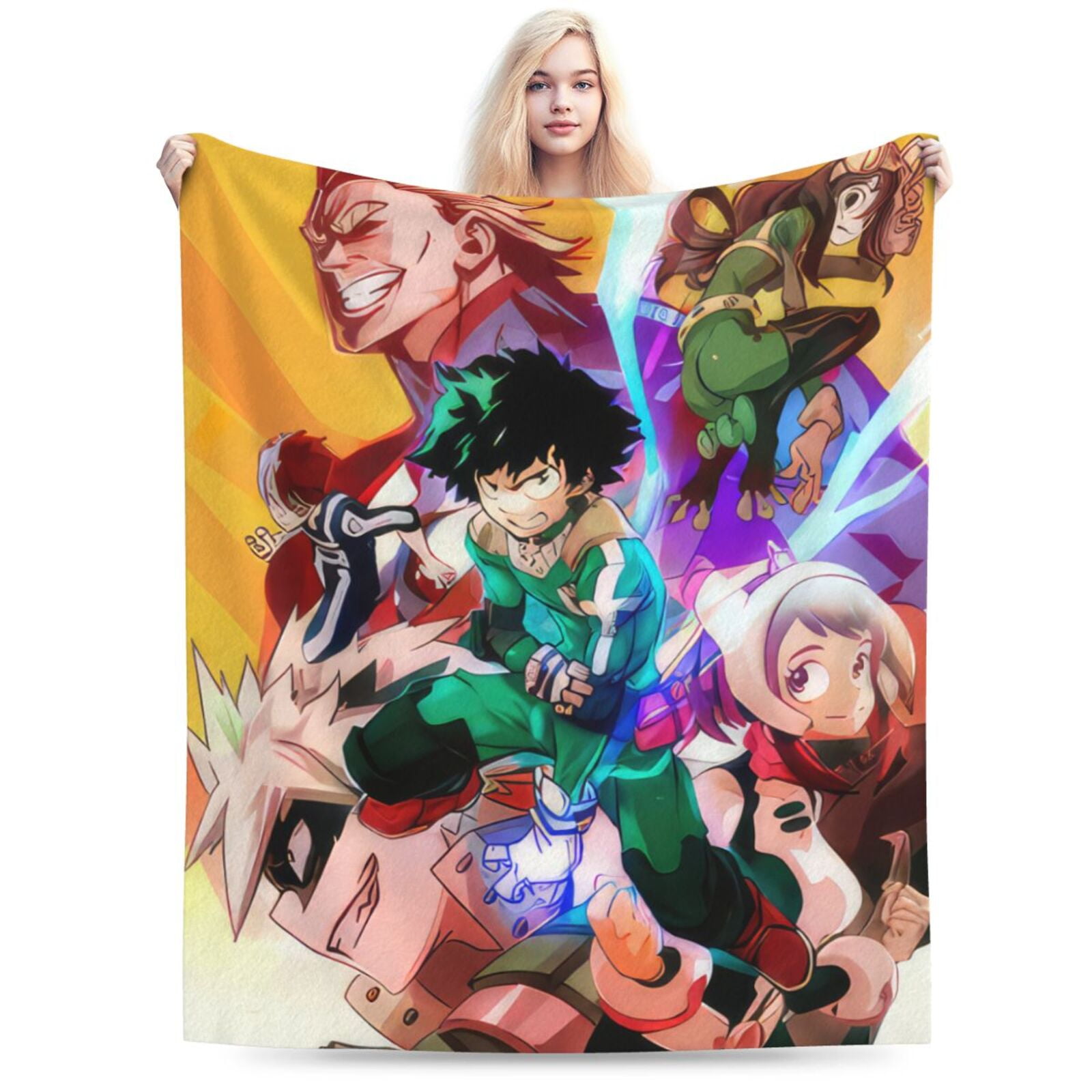 My Hero Academia Blanket, Anime Throw Blanket For Couch Sofa Bed, Soft ...