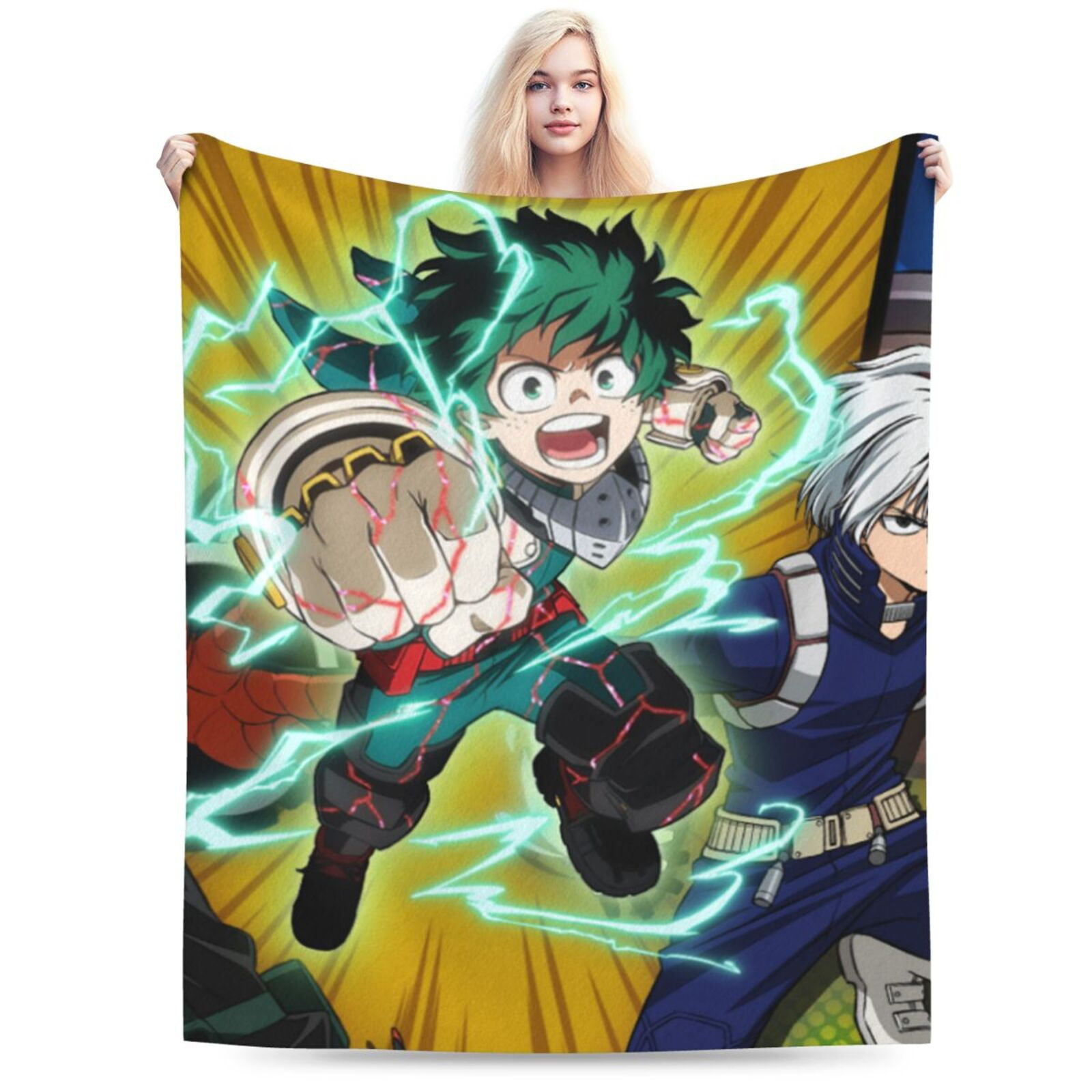 My Hero Academia Blanket, Anime Throw Blanket For Couch Sofa Bed, Soft ...