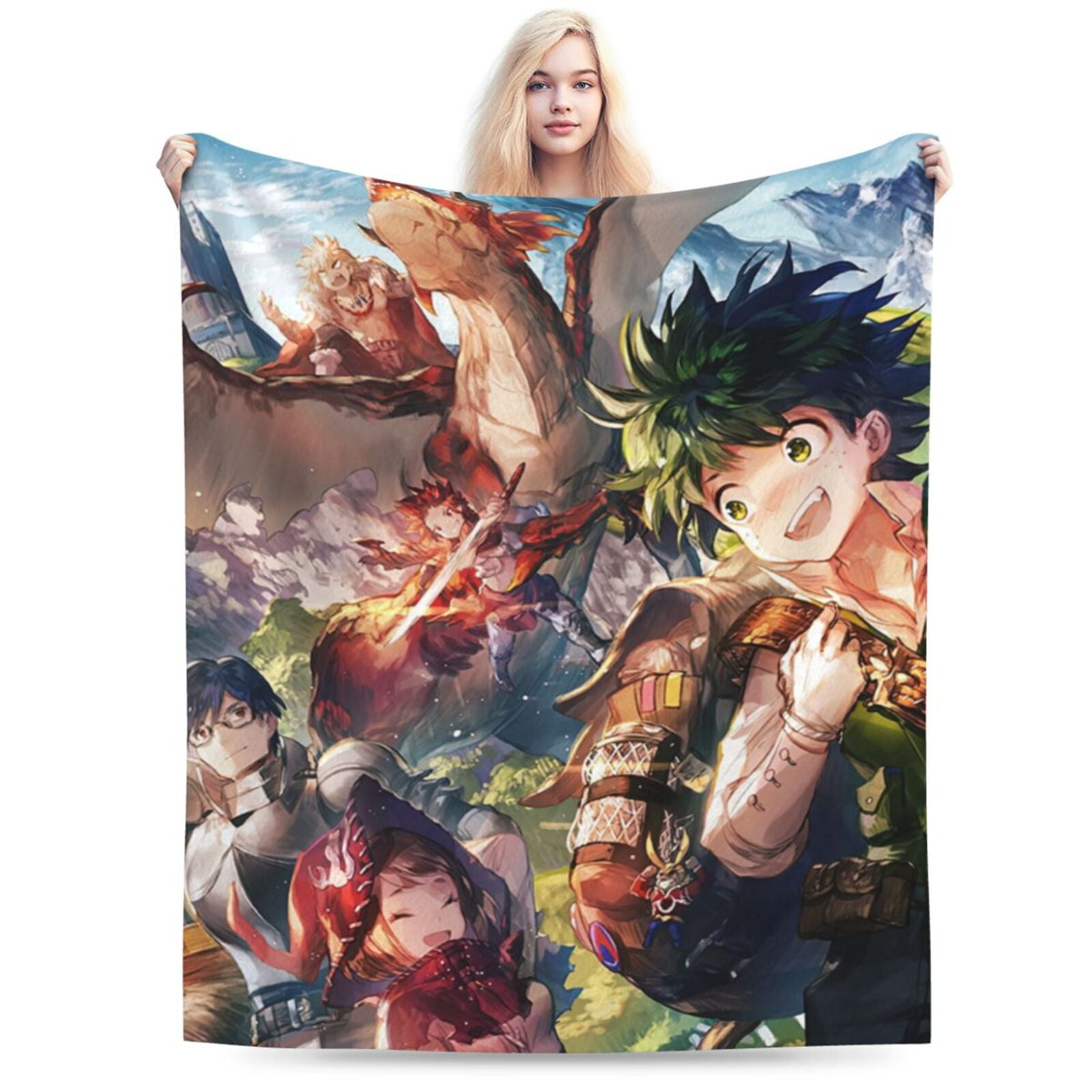 My Hero Academia Blanket, Anime Throw Blanket For Couch Sofa Bed, Soft ...