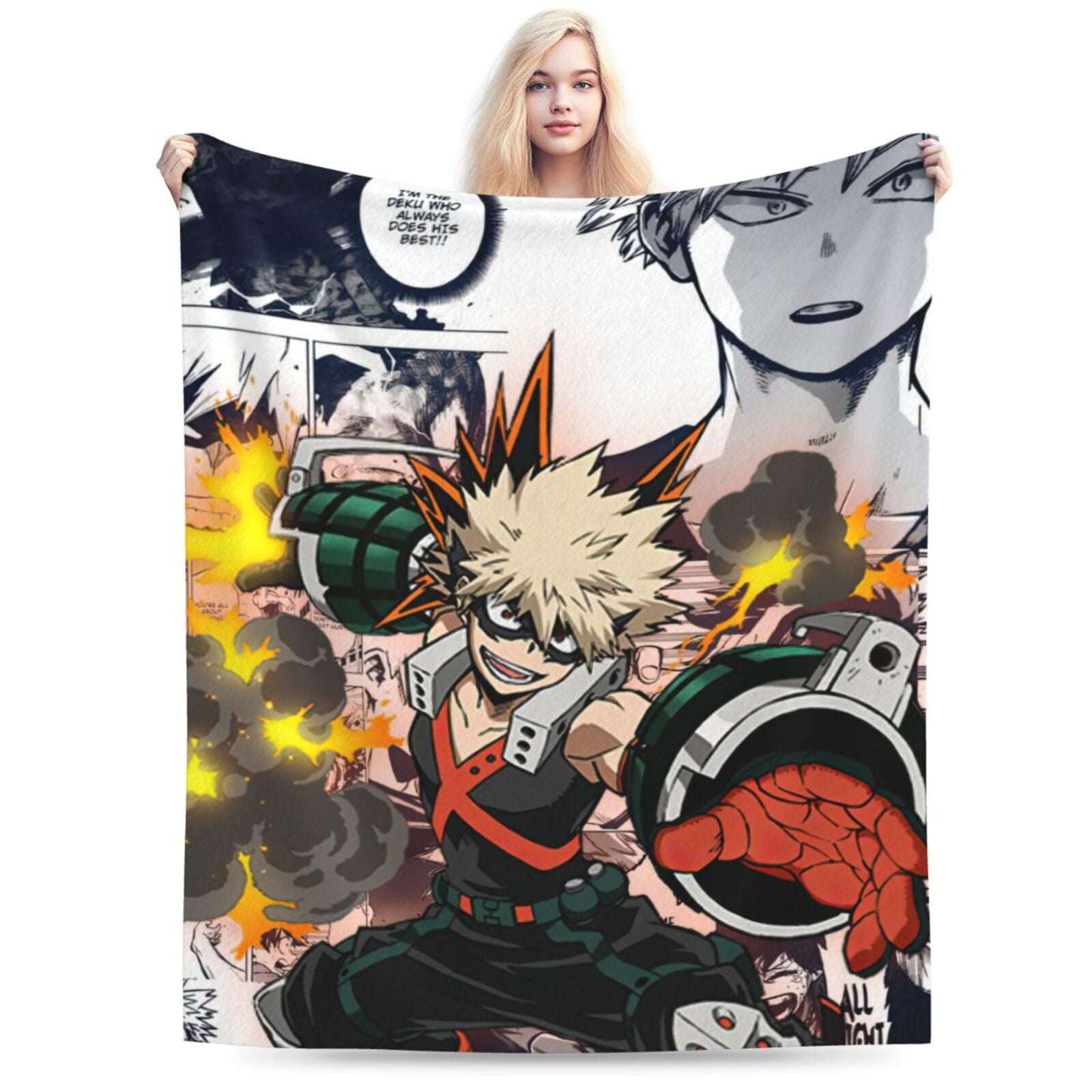 My Hero Academia Blanket, Anime Throw Blanket For Couch Sofa Bed, Soft ...