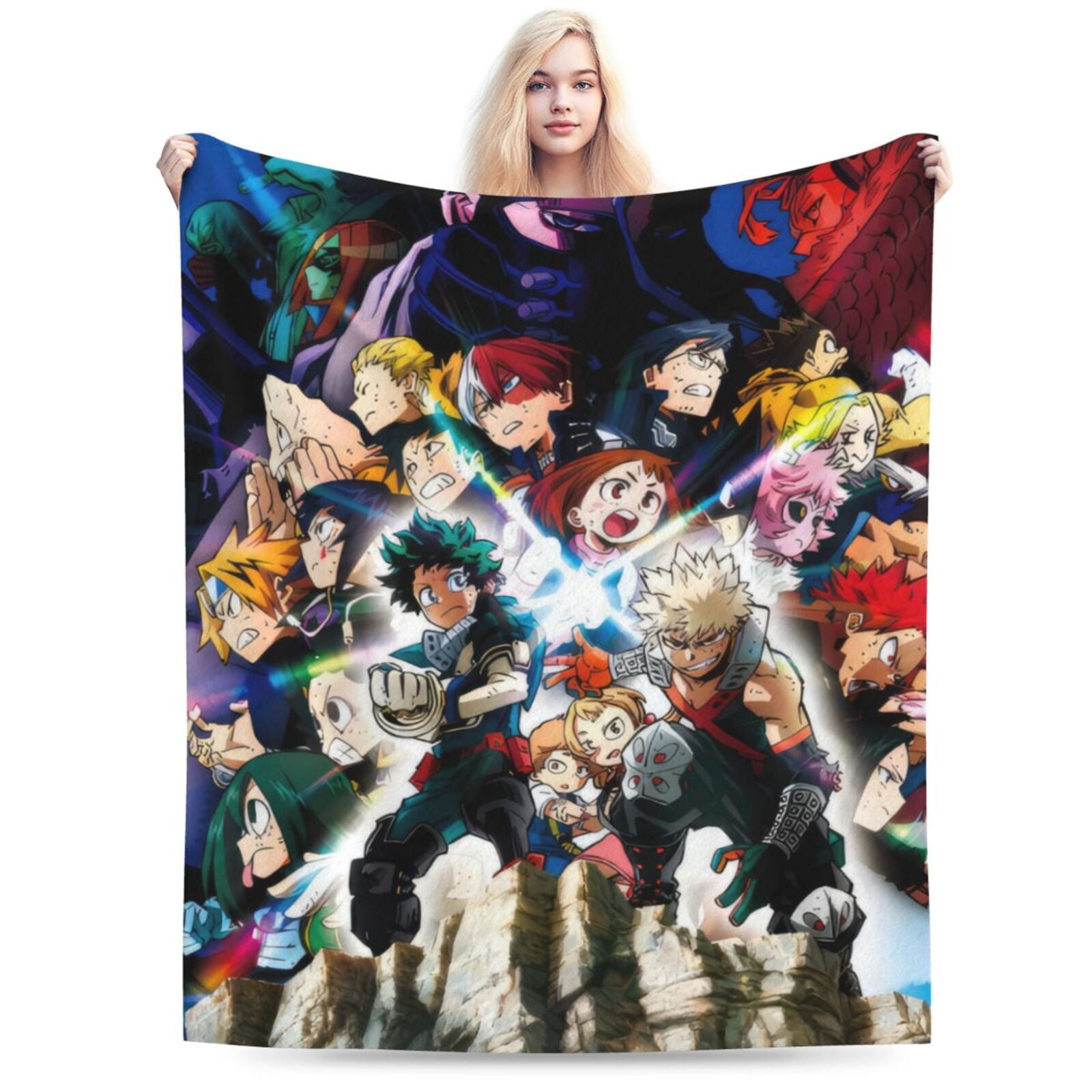 My Hero Academia Blanket, Anime Throw Blanket For Couch Sofa Bed, Soft ...
