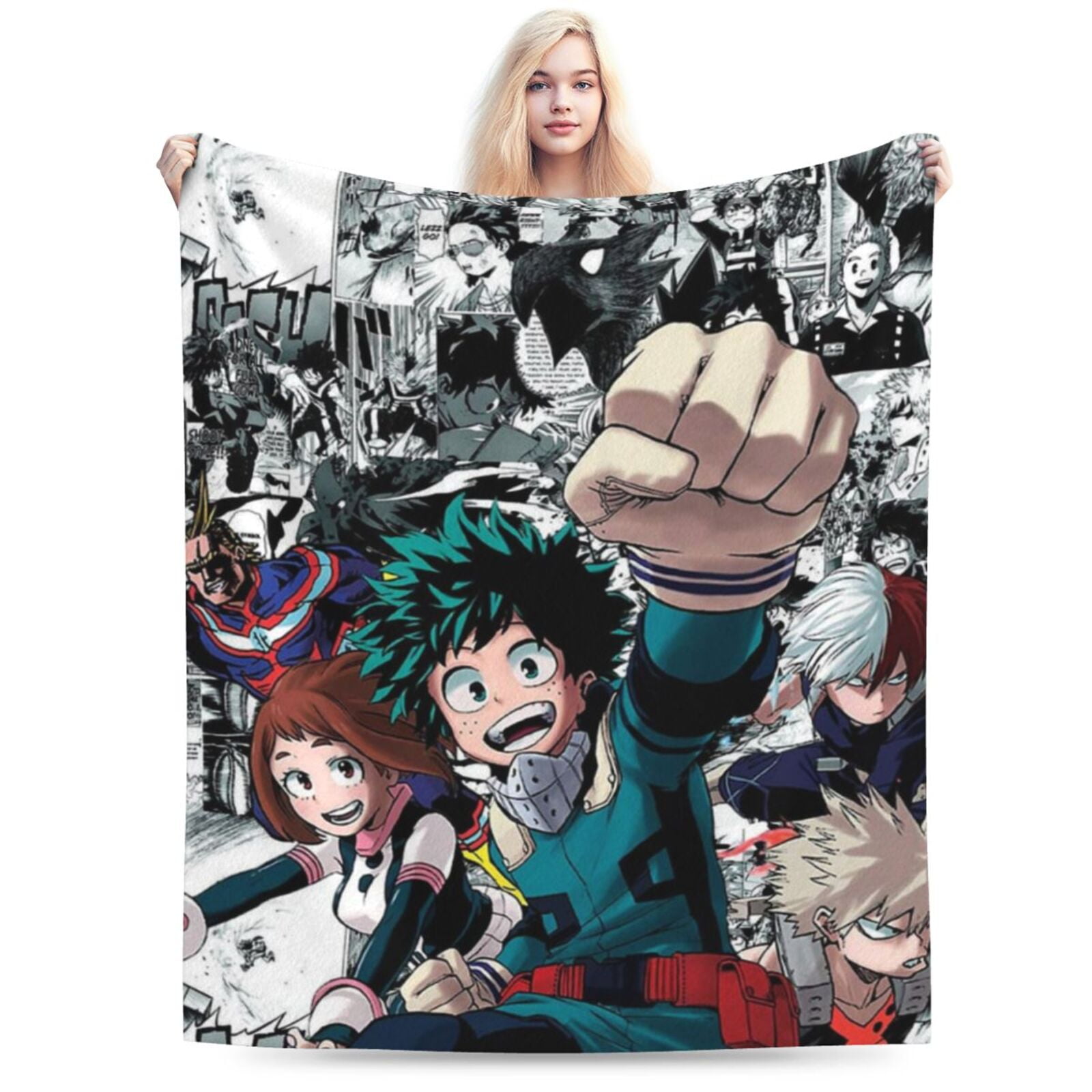 My Hero Academia Blanket, Anime Throw Blanket For Couch Sofa Bed, Soft ...