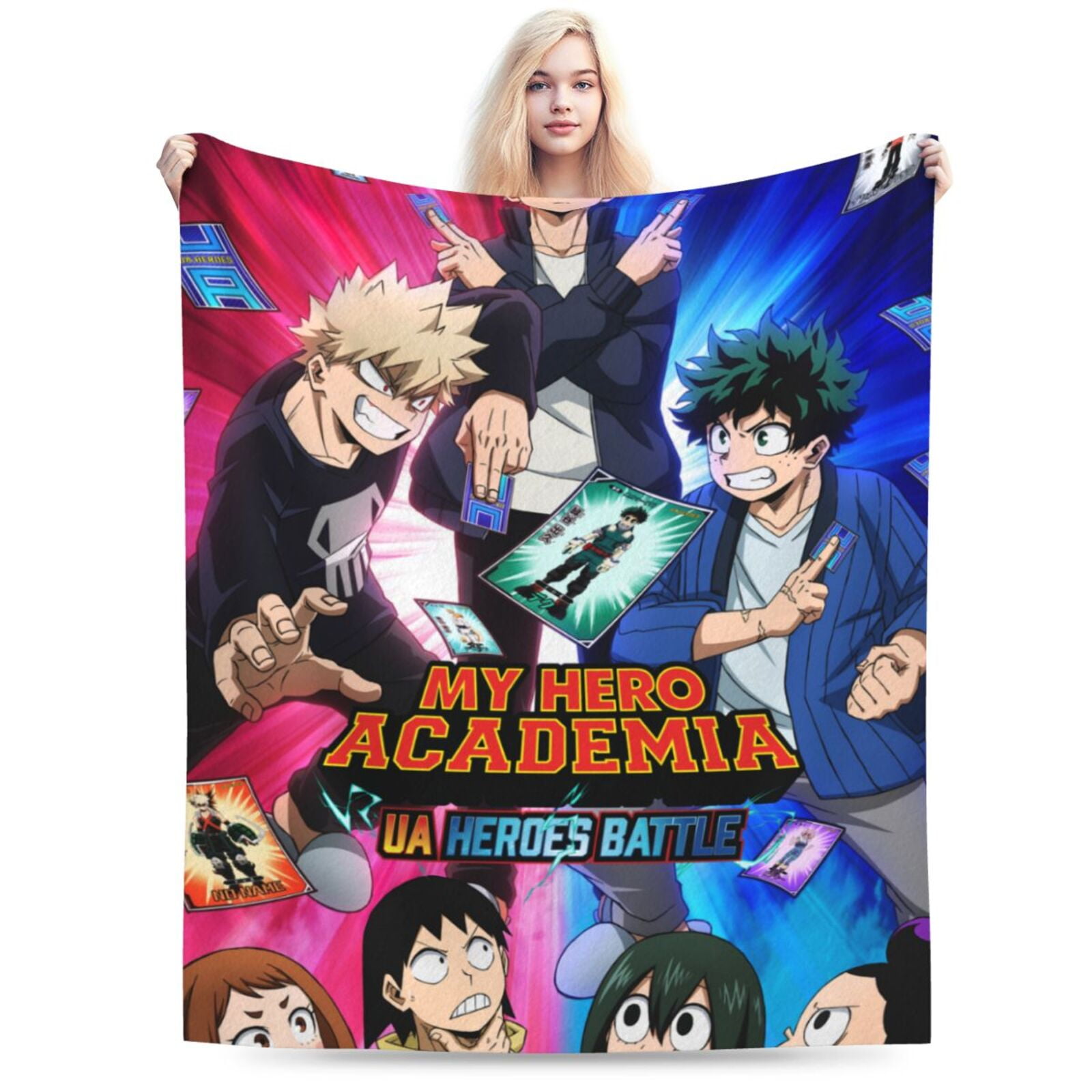 My Hero Academia Blanket, Anime Throw Blanket For Couch Sofa Bed, Soft ...