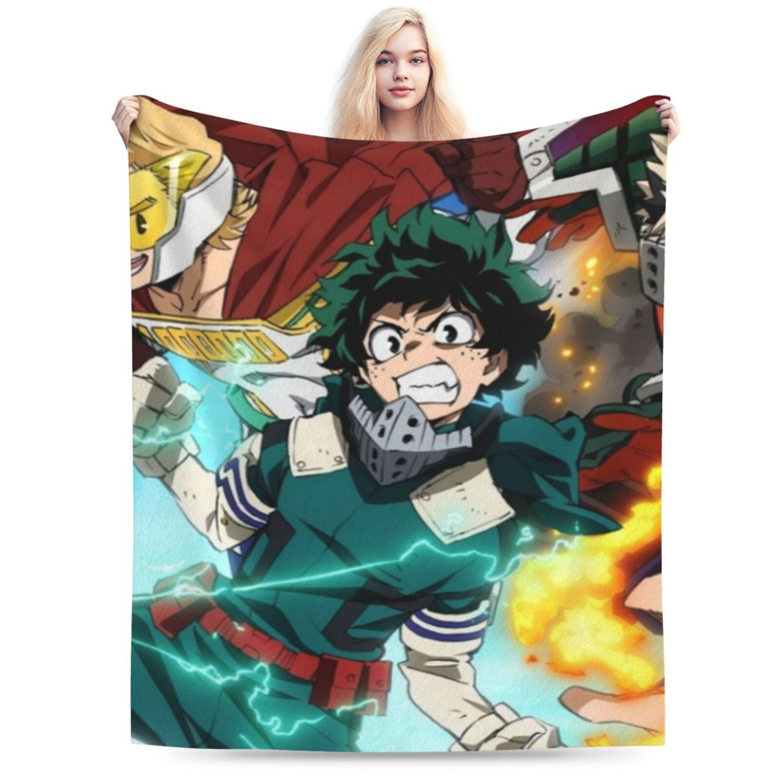 My Hero Academia Blanket, Anime Throw Blanket For Couch Sofa Bed, Soft ...