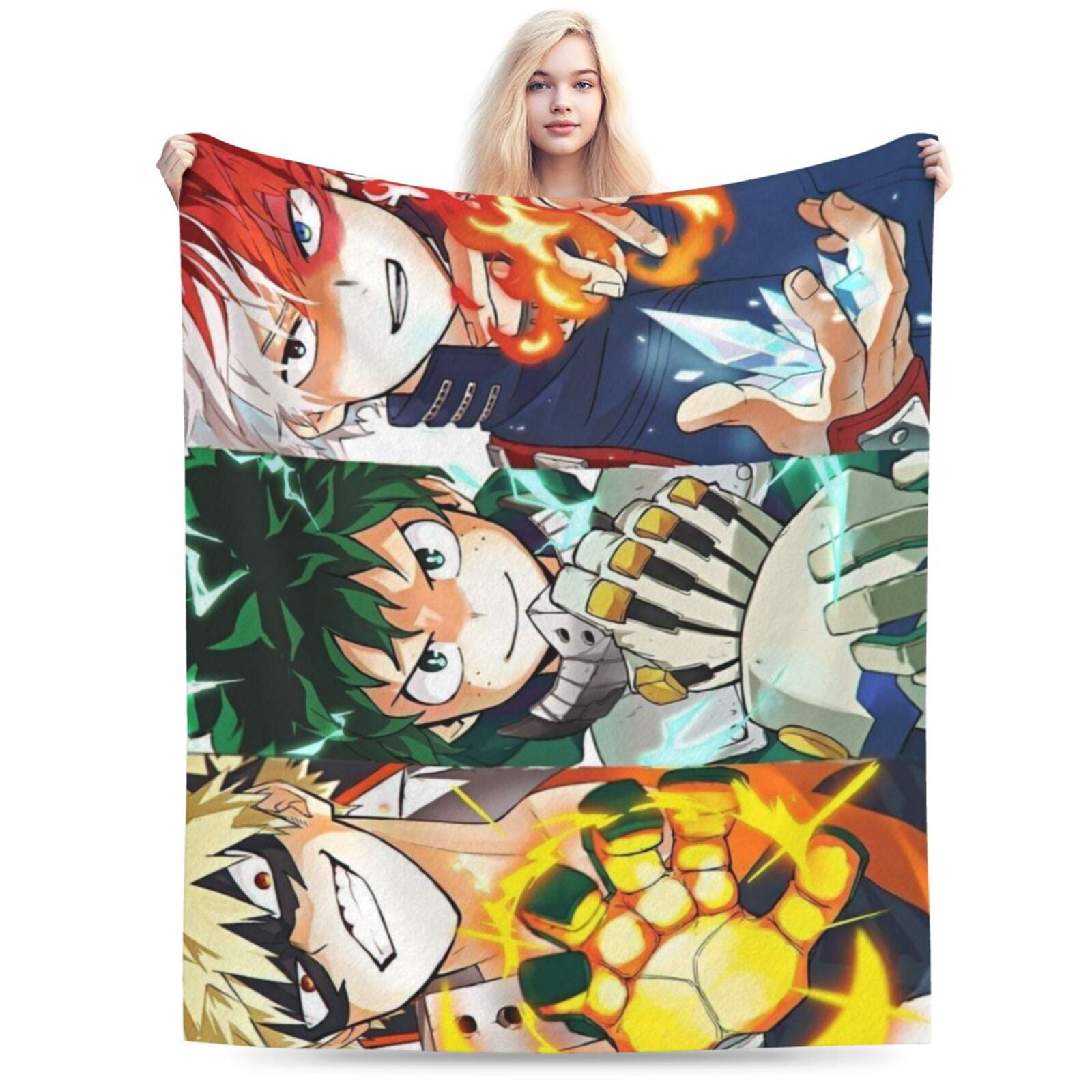 My Hero Academia Blanket, Anime Throw Blanket For Couch Sofa Bed, Soft ...