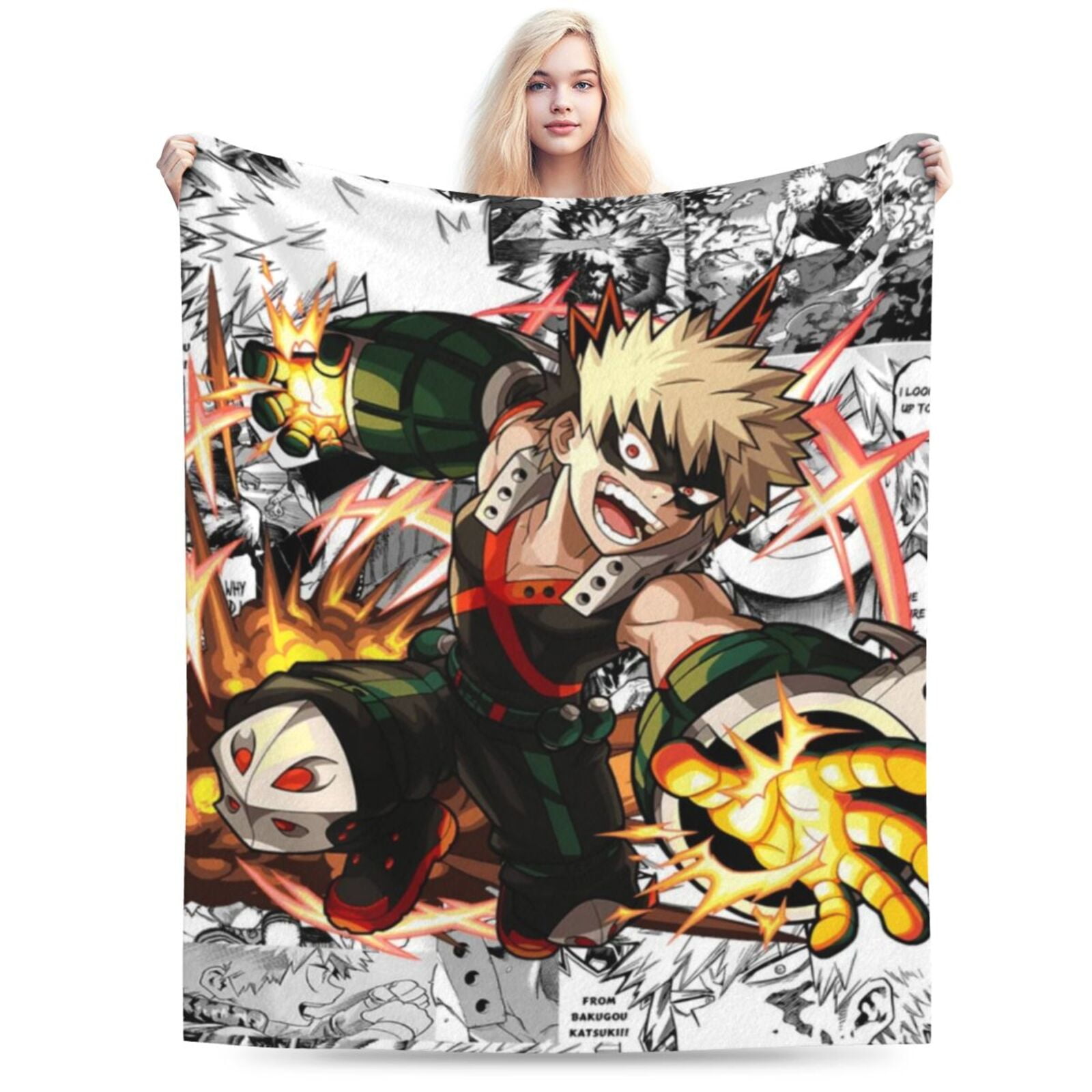 My Hero Academia Blanket, Anime Throw Blanket For Couch Sofa Bed, Soft ...