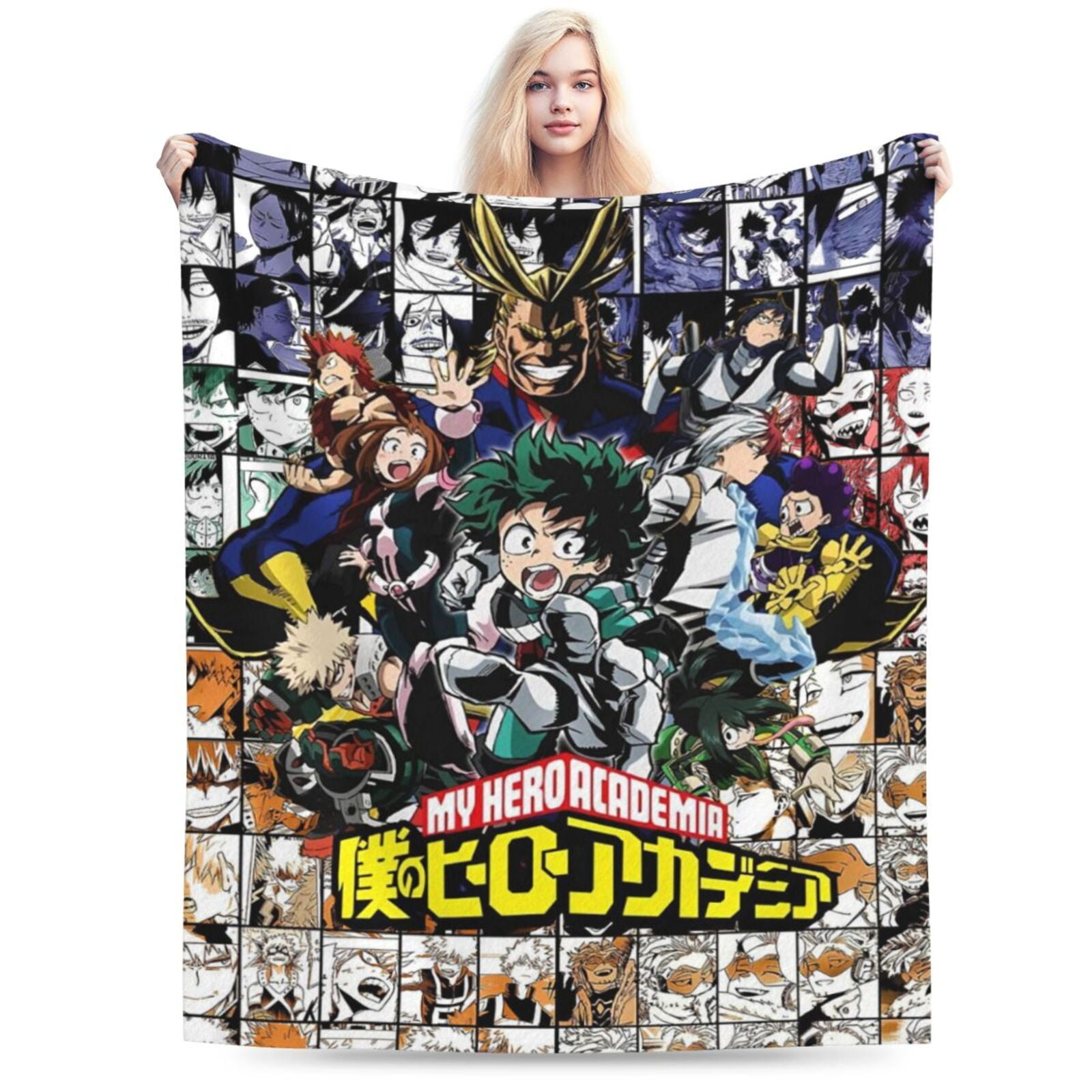 My Hero Academia Blanket, Anime Throw Blanket For Couch Sofa Bed, Soft ...