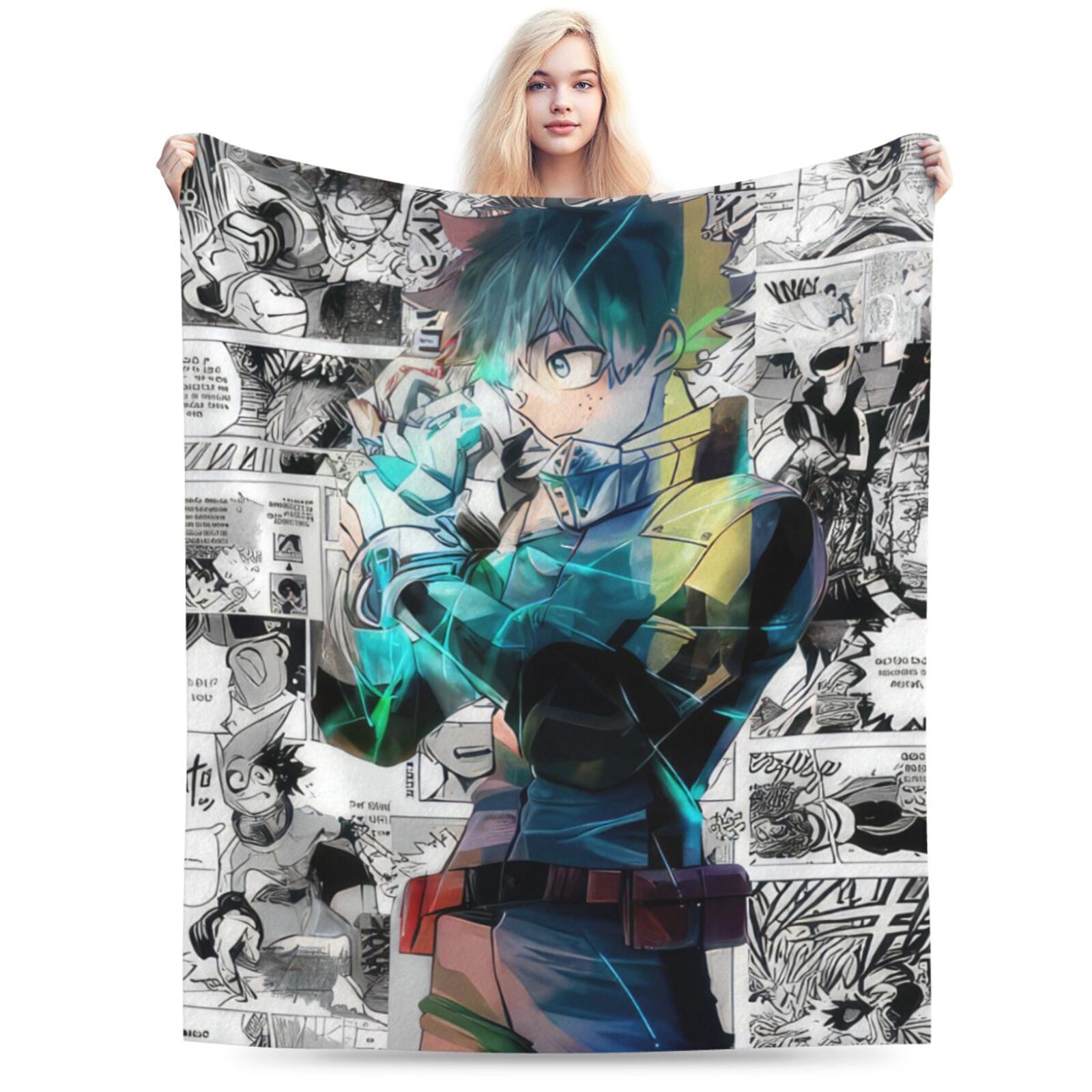 My Hero Academia Blanket, Anime Throw Blanket For Couch Sofa Bed, Soft ...