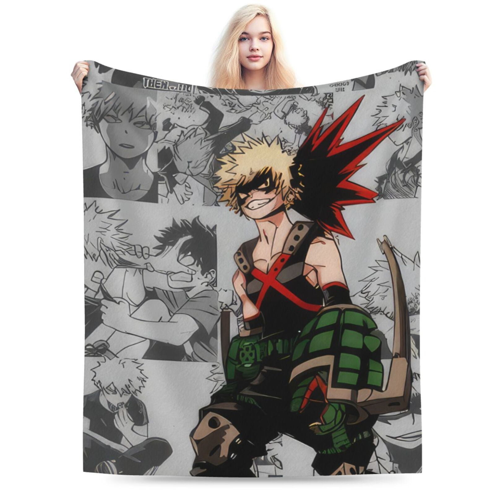 My Hero Academia Blanket, Anime Throw Blanket For Couch Sofa Bed, Soft ...