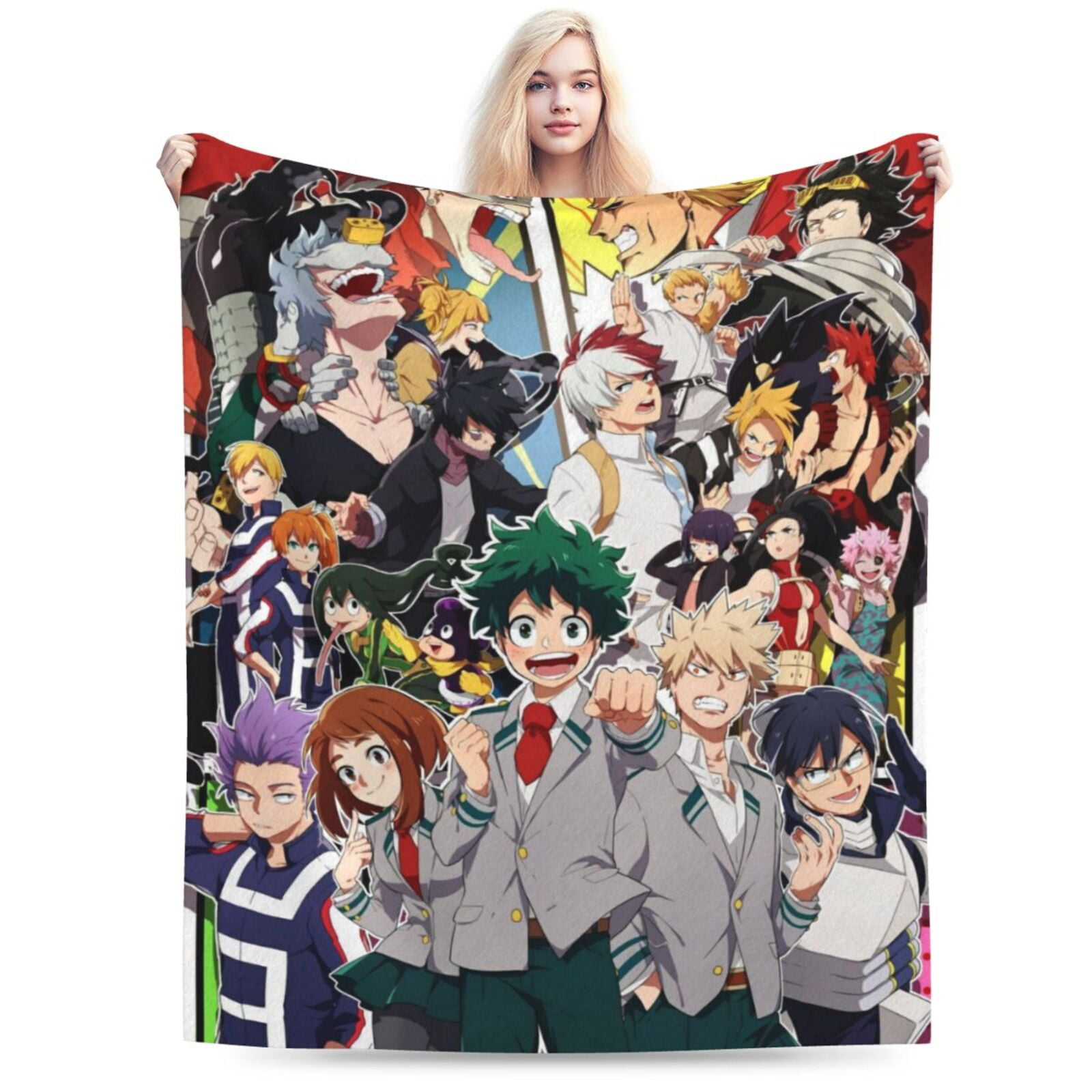 My Hero Academia Blanket, Anime Throw Blanket For Couch Sofa Bed, Soft ...
