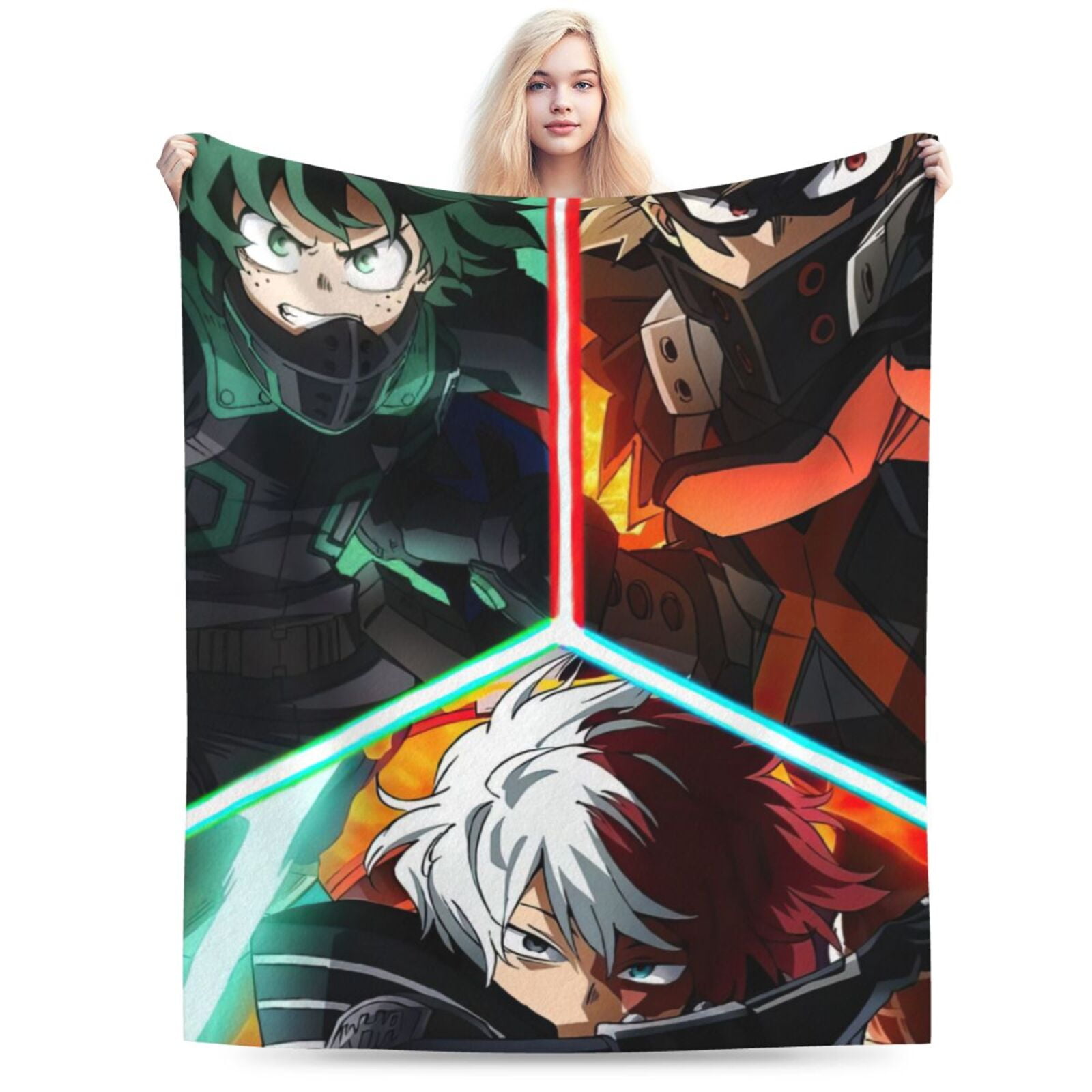 My Hero Academia Blanket, Anime Throw Blanket For Couch Sofa Bed, Soft ...