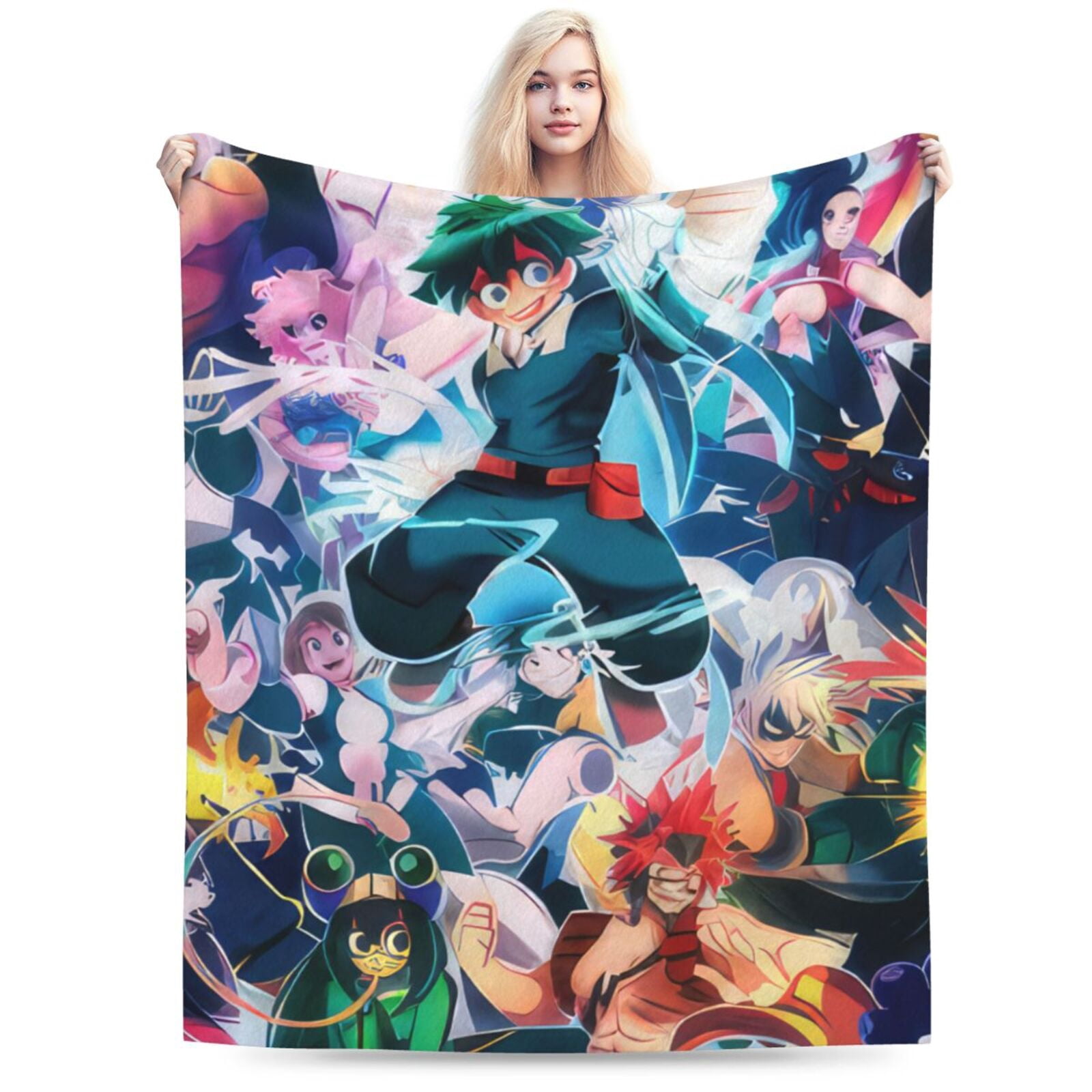 My Hero Academia Blanket, Anime Throw Blanket For Couch Sofa Bed, Soft ...