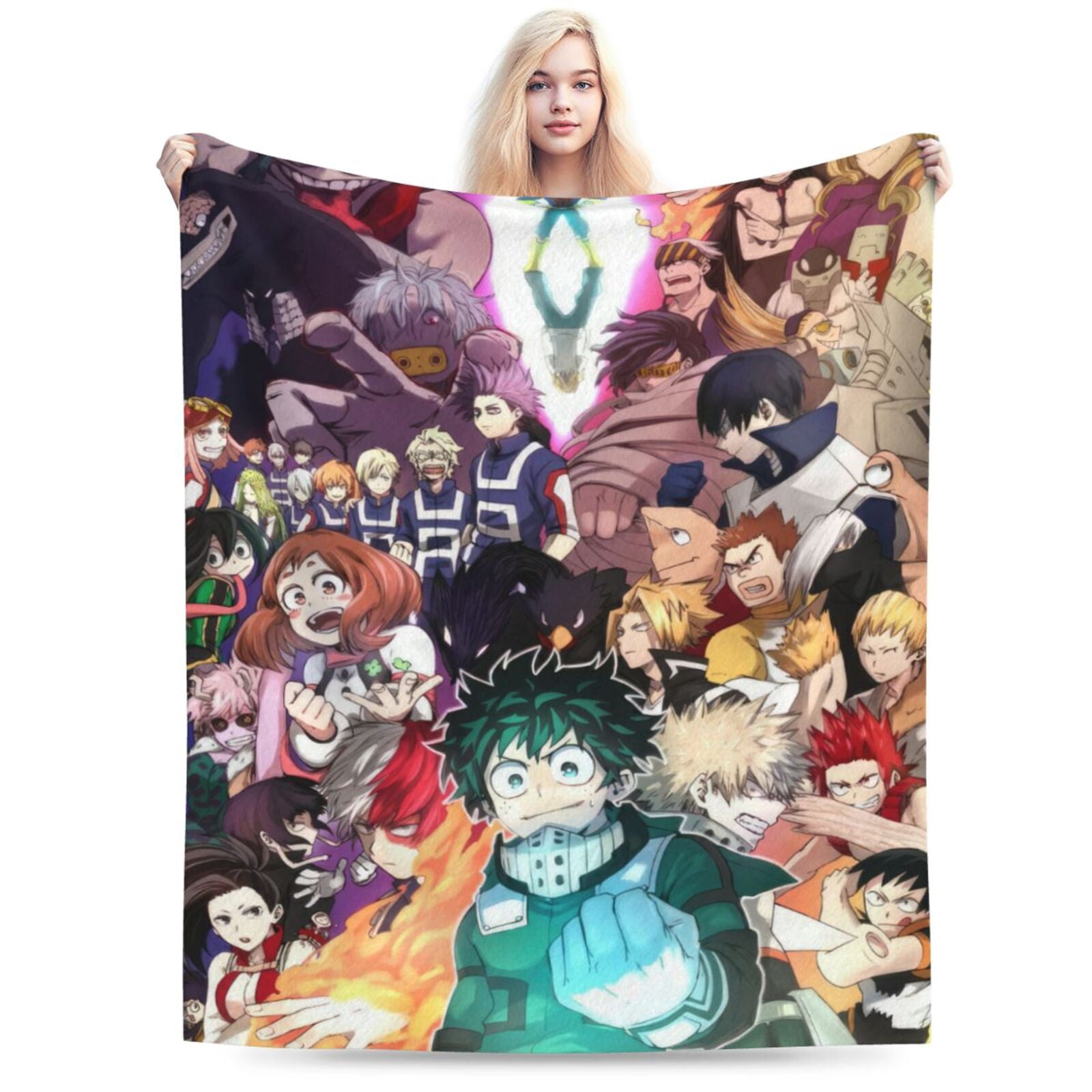 My Hero Academia Blanket, Anime Throw Blanket For Couch Sofa Bed, Soft ...