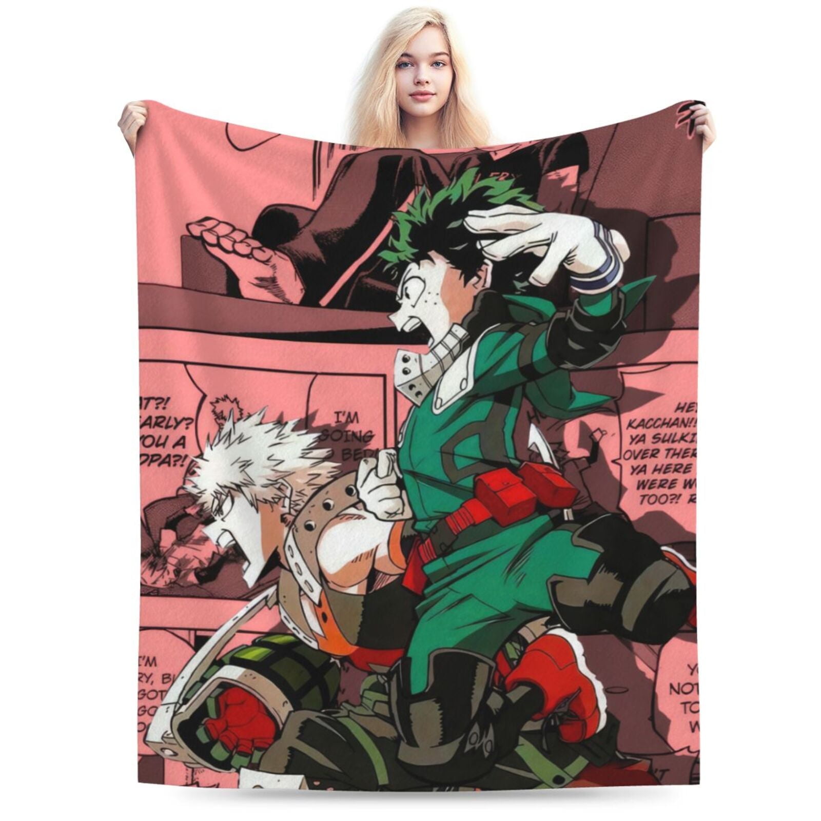 My Hero Academia Blanket, Anime Throw Blanket For Couch Sofa Bed, Soft ...