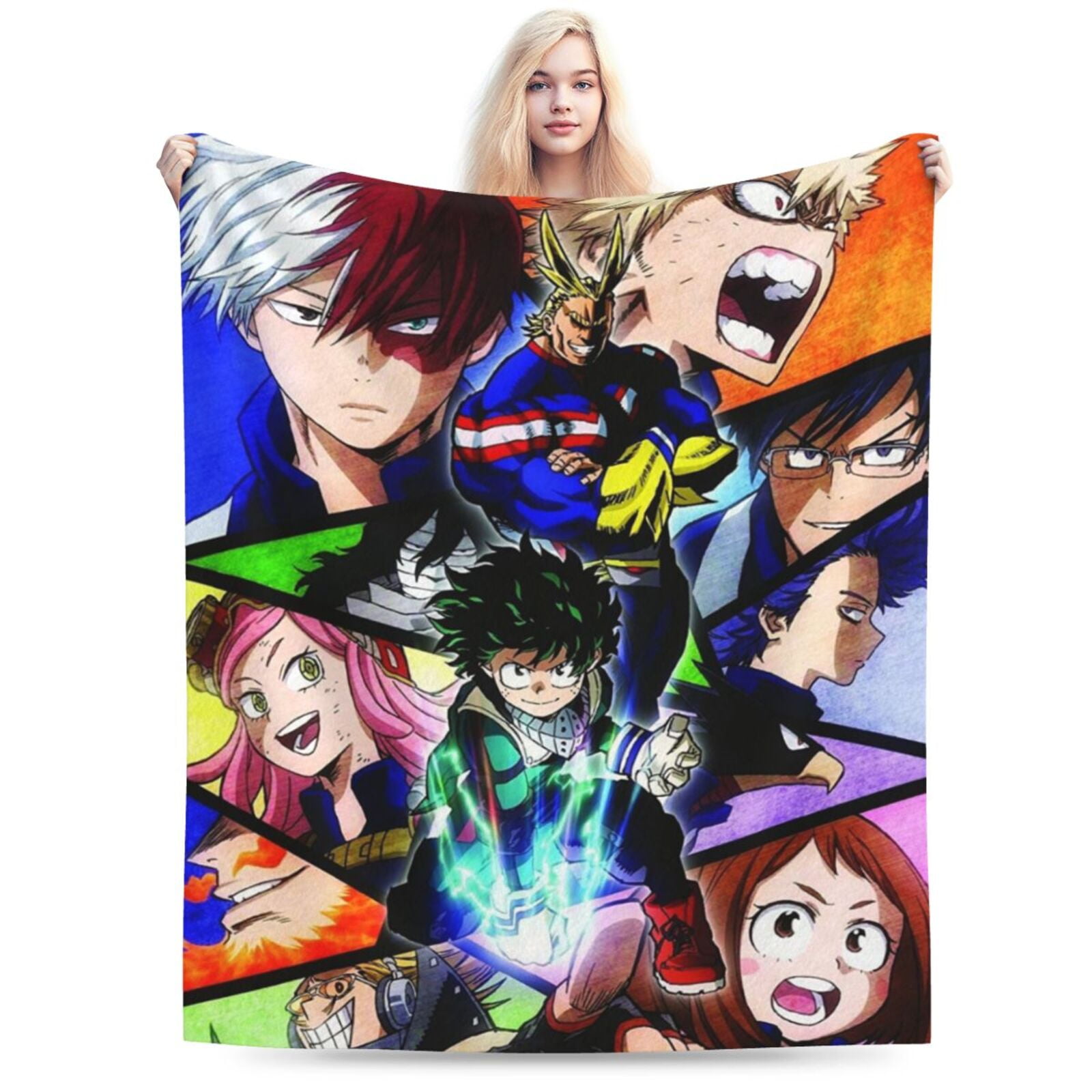 My Hero Academia Blanket, Anime Throw Blanket For Couch Sofa Bed, Soft ...