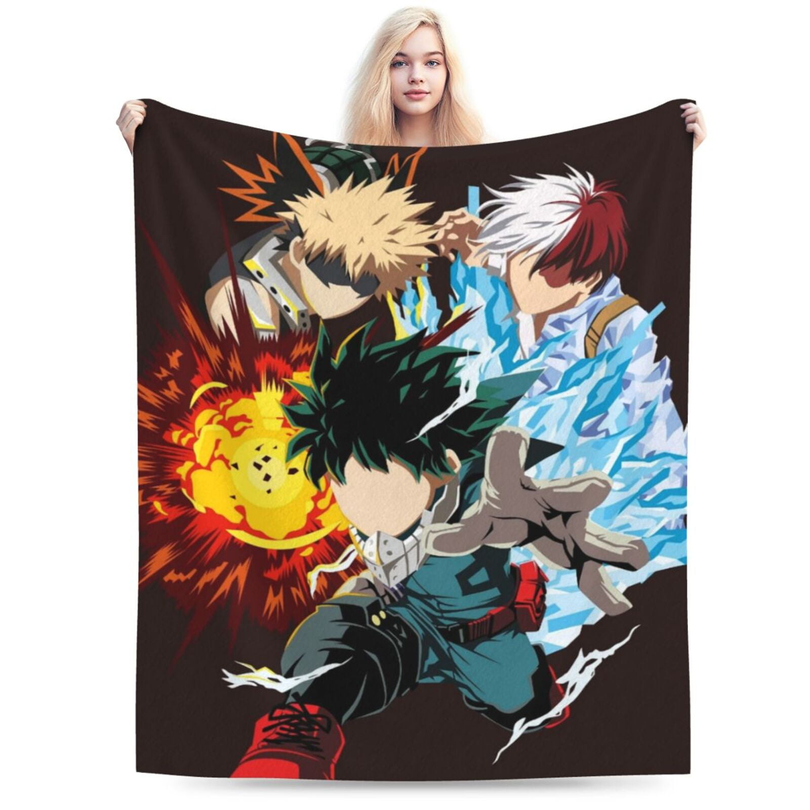 My Hero Academia Blanket, Anime Throw Blanket For Couch Sofa Bed, Soft ...