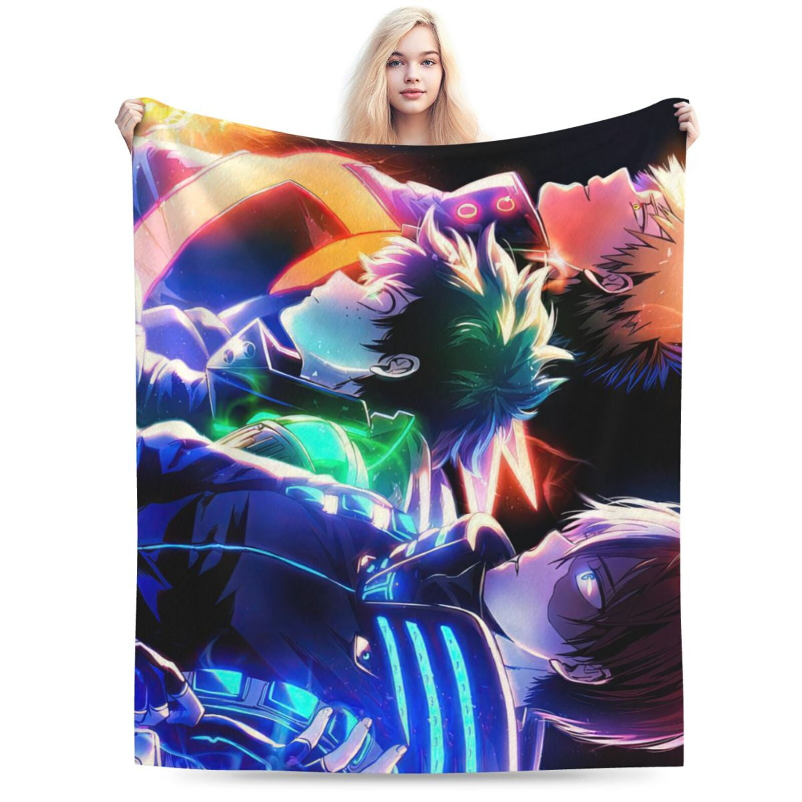 My Hero Academia Blanket, Anime Throw Blanket For Couch Sofa Bed, Soft ...