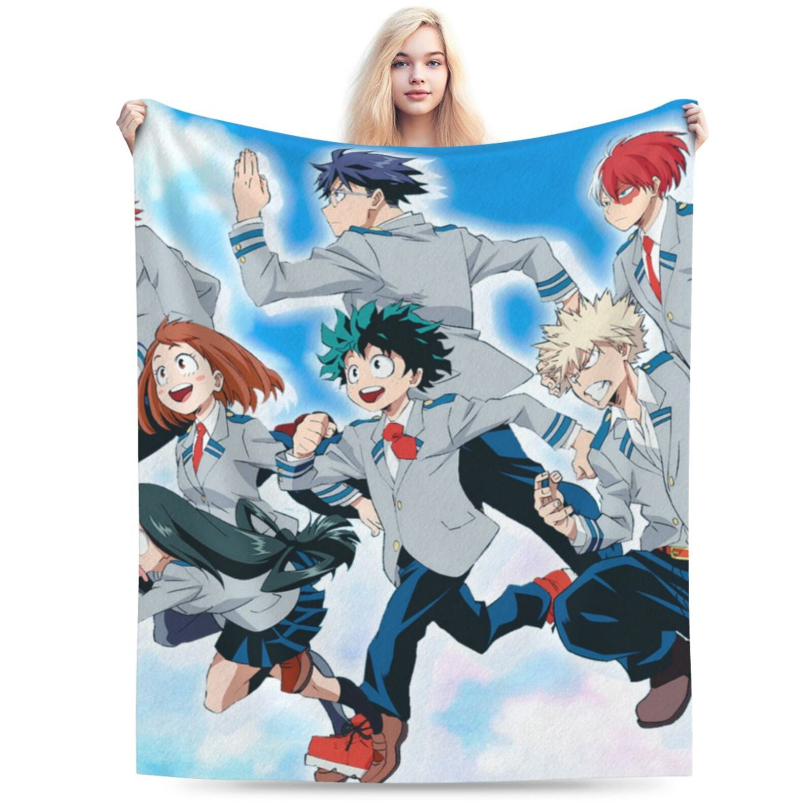 My Hero Academia Blanket, Anime Throw Blanket For Couch Sofa Bed, Soft ...