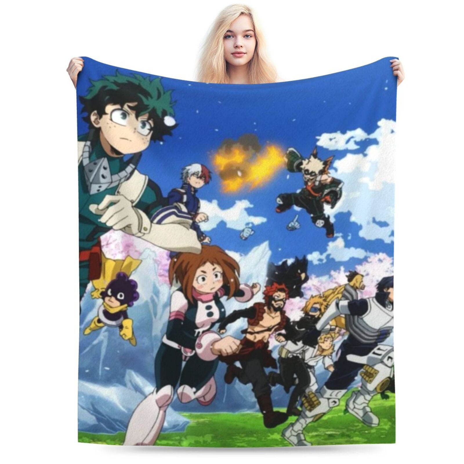 My Hero Academia Blanket, Anime Throw Blanket For Couch Sofa Bed, Soft ...