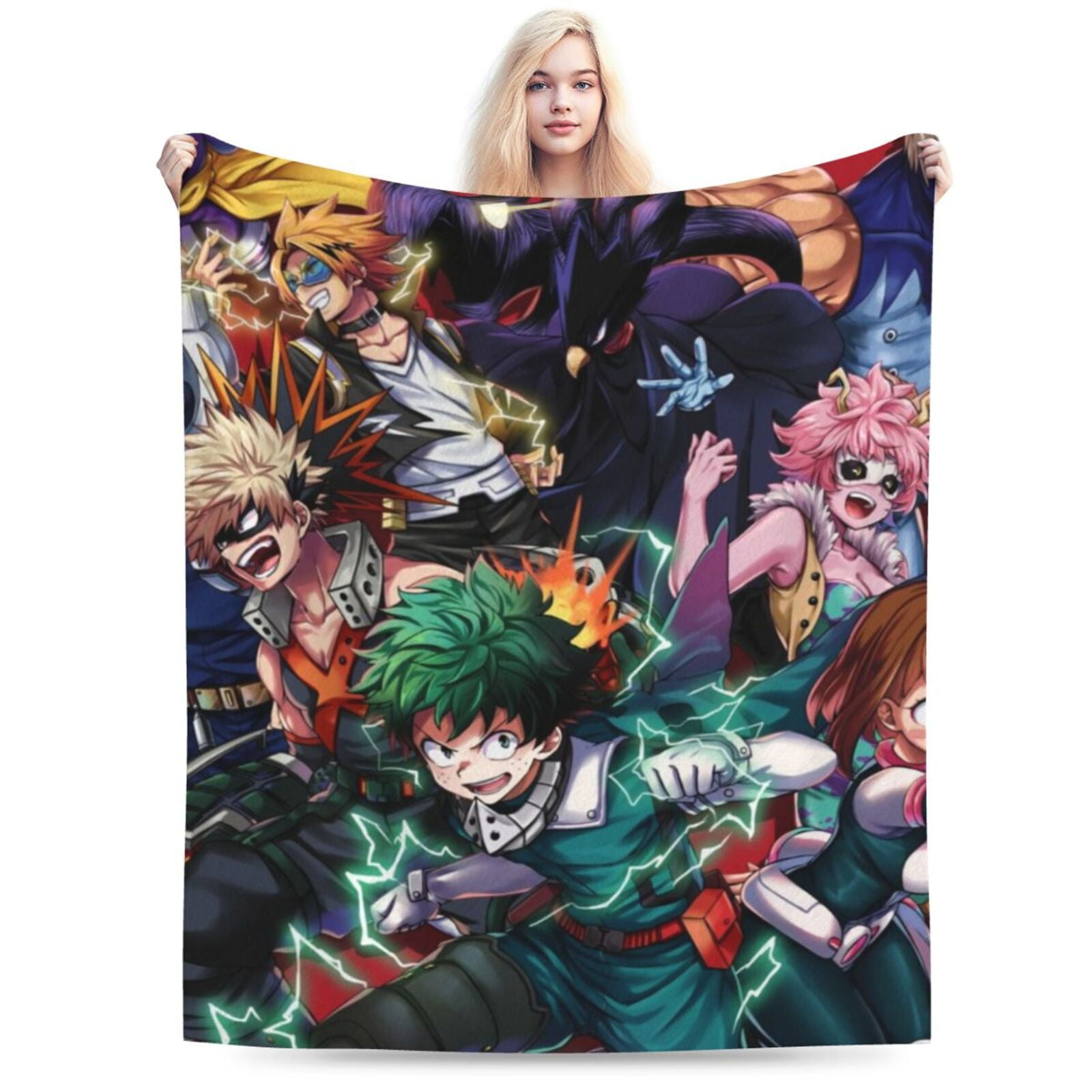 My Hero Academia Blanket, Anime Throw Blanket For Couch Sofa Bed, Soft ...