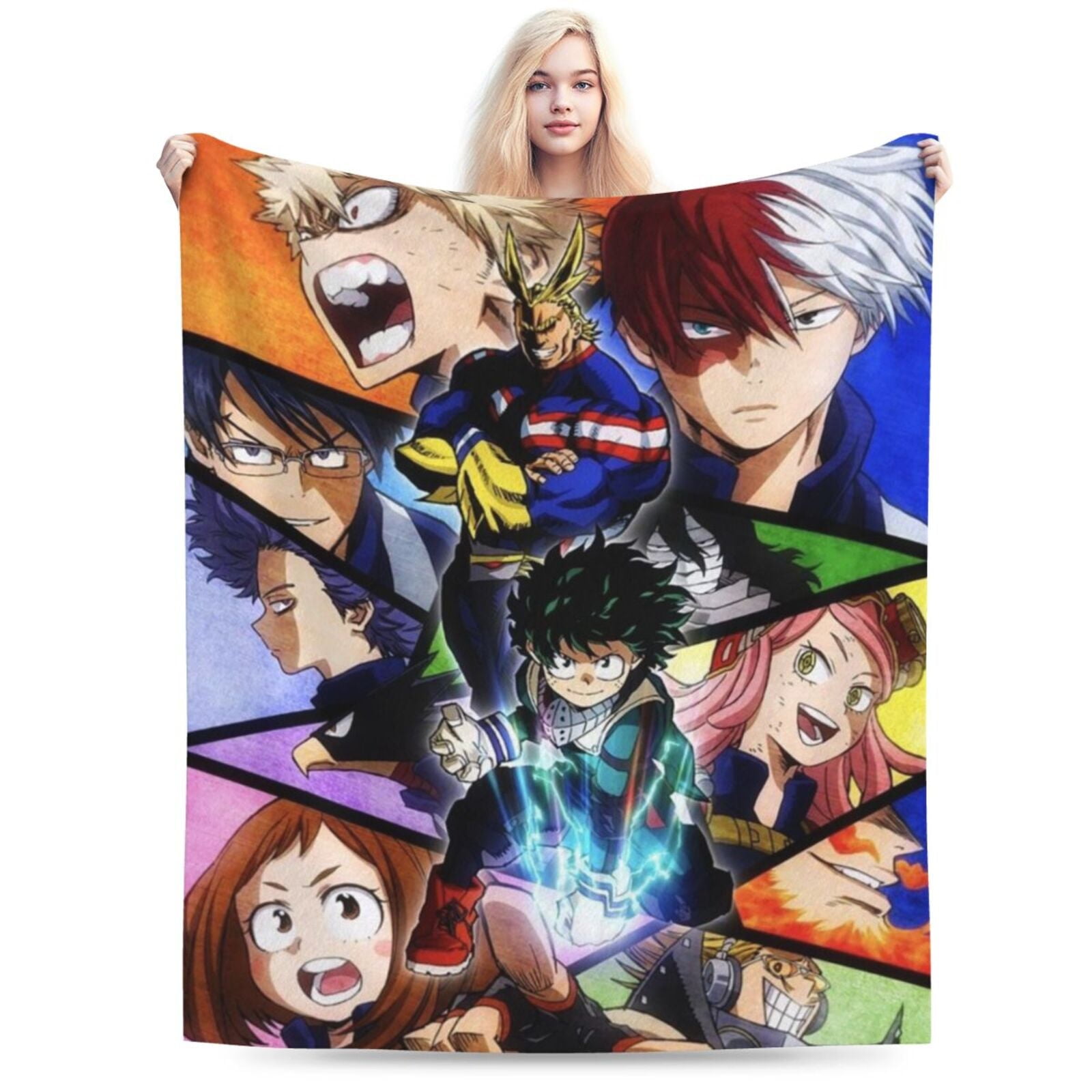 My Hero Academia Blanket, Anime Throw Blanket For Couch Sofa Bed, Soft ...