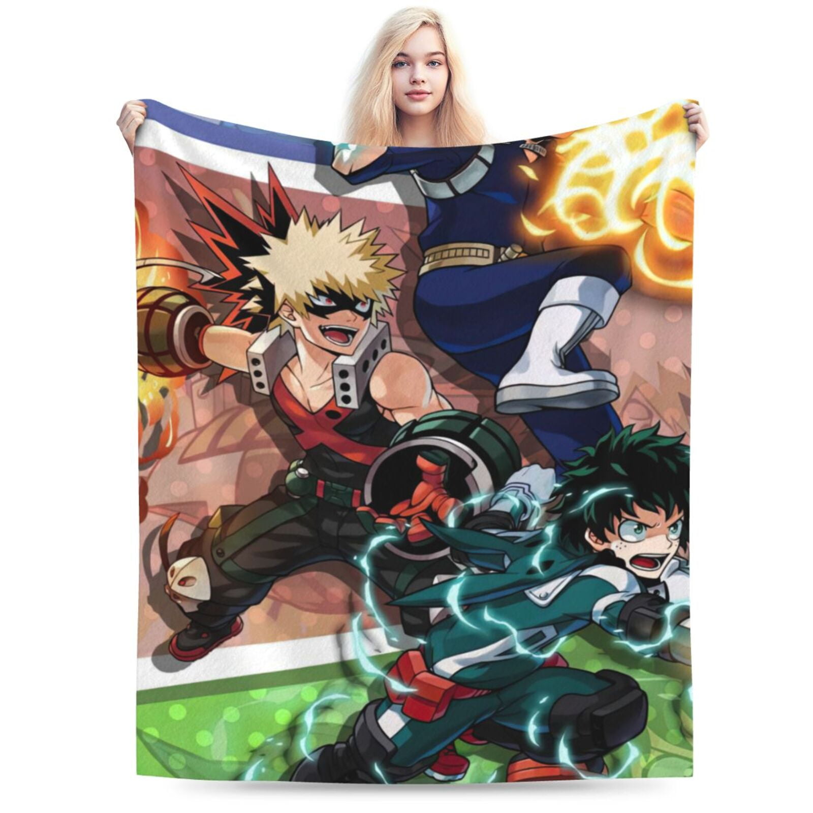My Hero Academia Blanket, Anime Throw Blanket For Couch Sofa Bed, Soft ...