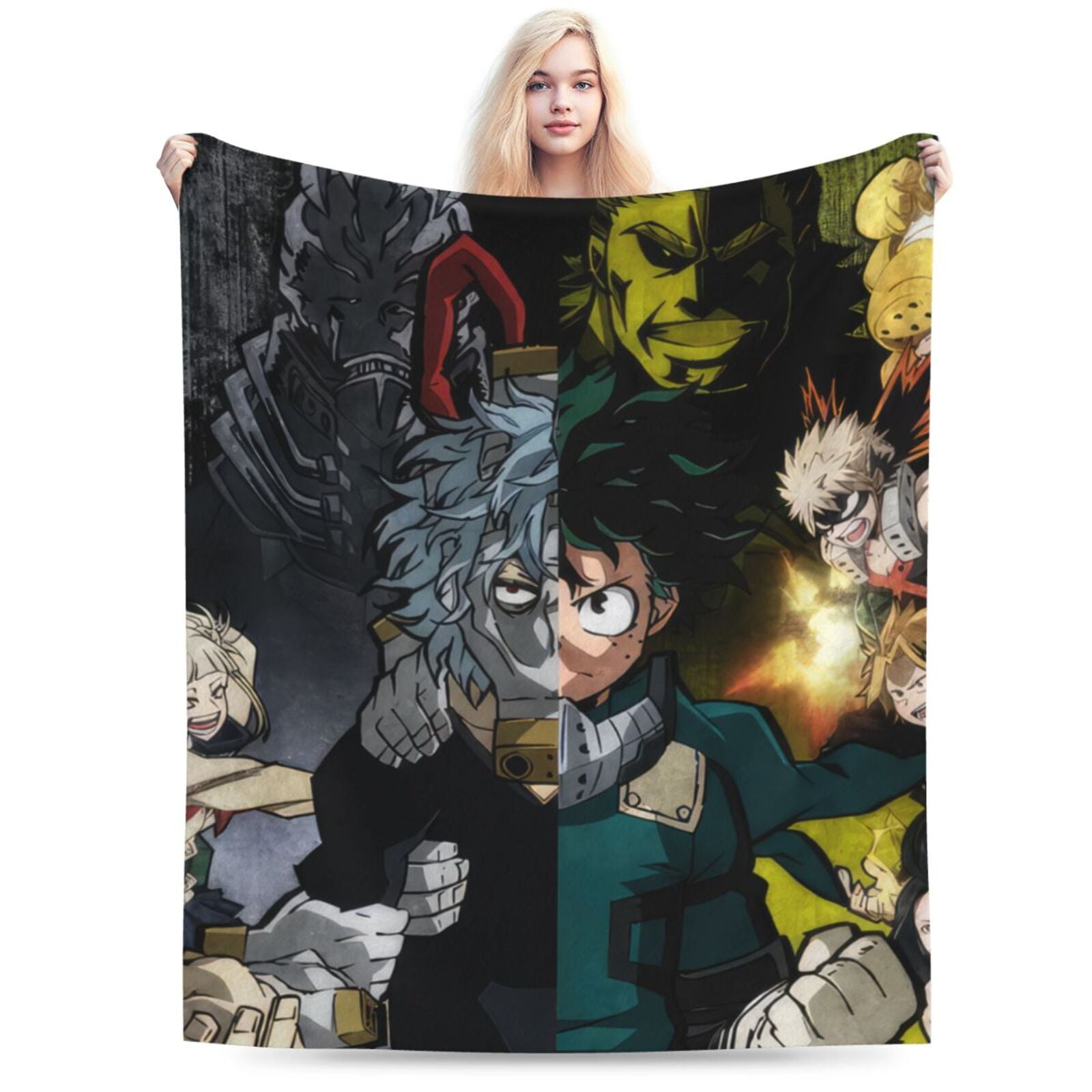 My Hero Academia Blanket, Anime Throw Blanket For Couch Sofa Bed, Soft ...