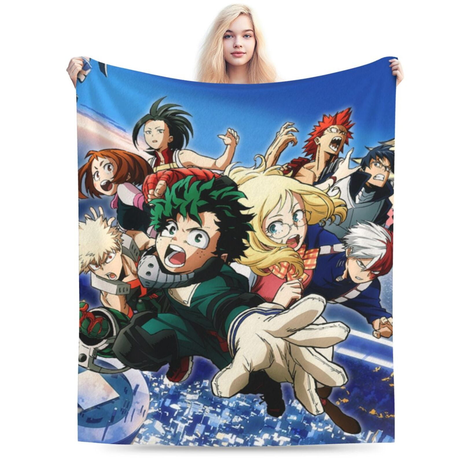 My Hero Academia Blanket, Anime Throw Blanket For Couch Sofa Bed, Soft ...