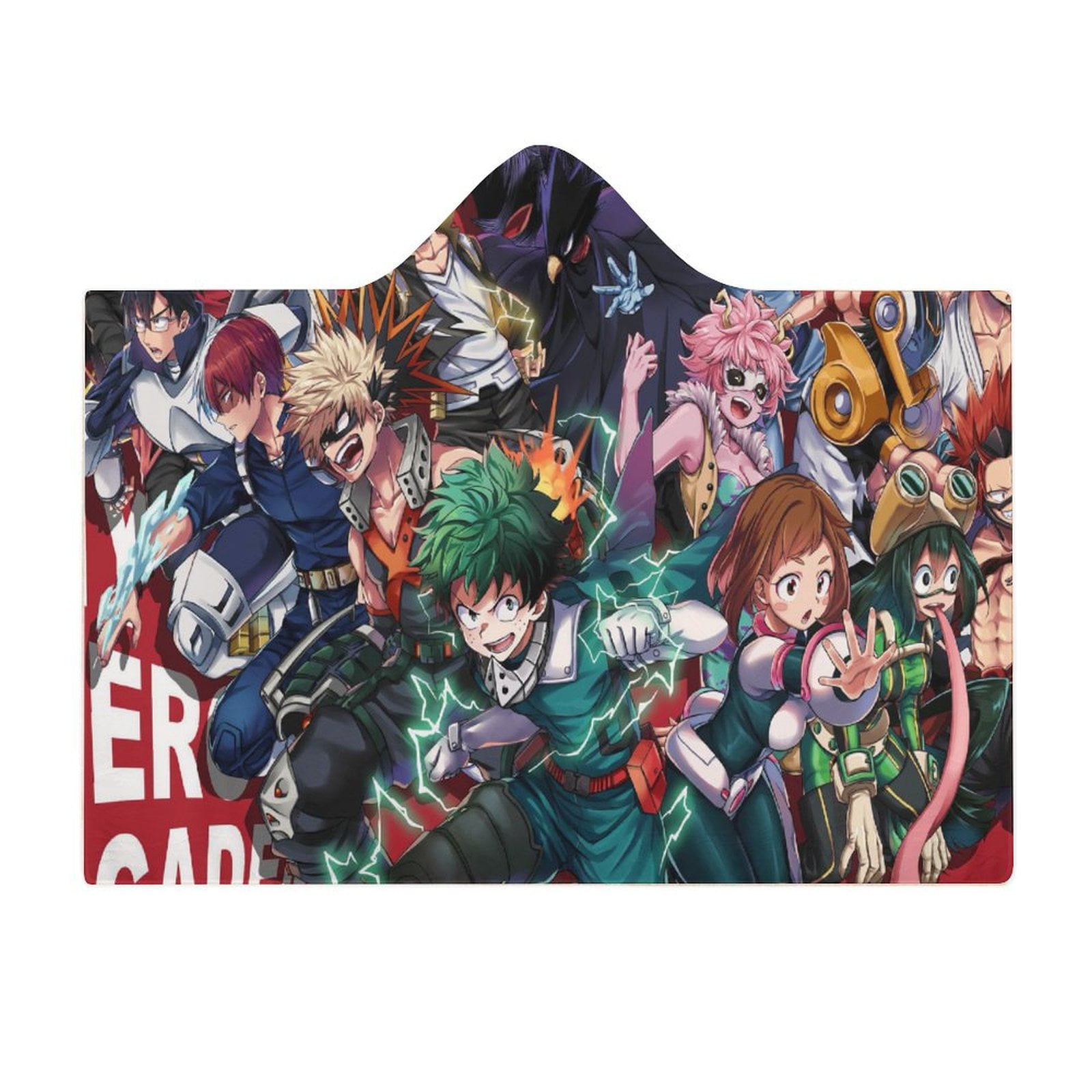 My Hero Academia Blanket Wearable Cartoon Cosplay Hoodie Throw Blanket ...