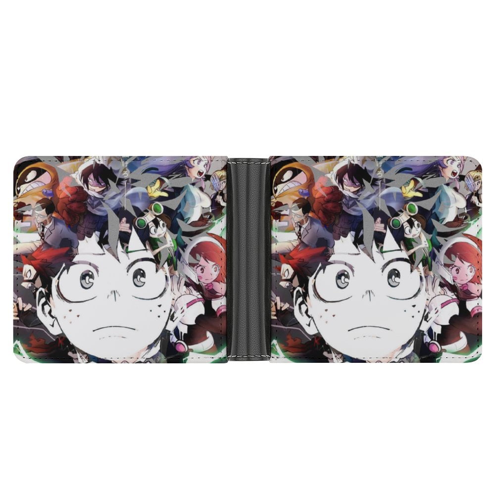 My Hero Academia Boku PU Leather Bifold Wallet Money Organizers Gift ...