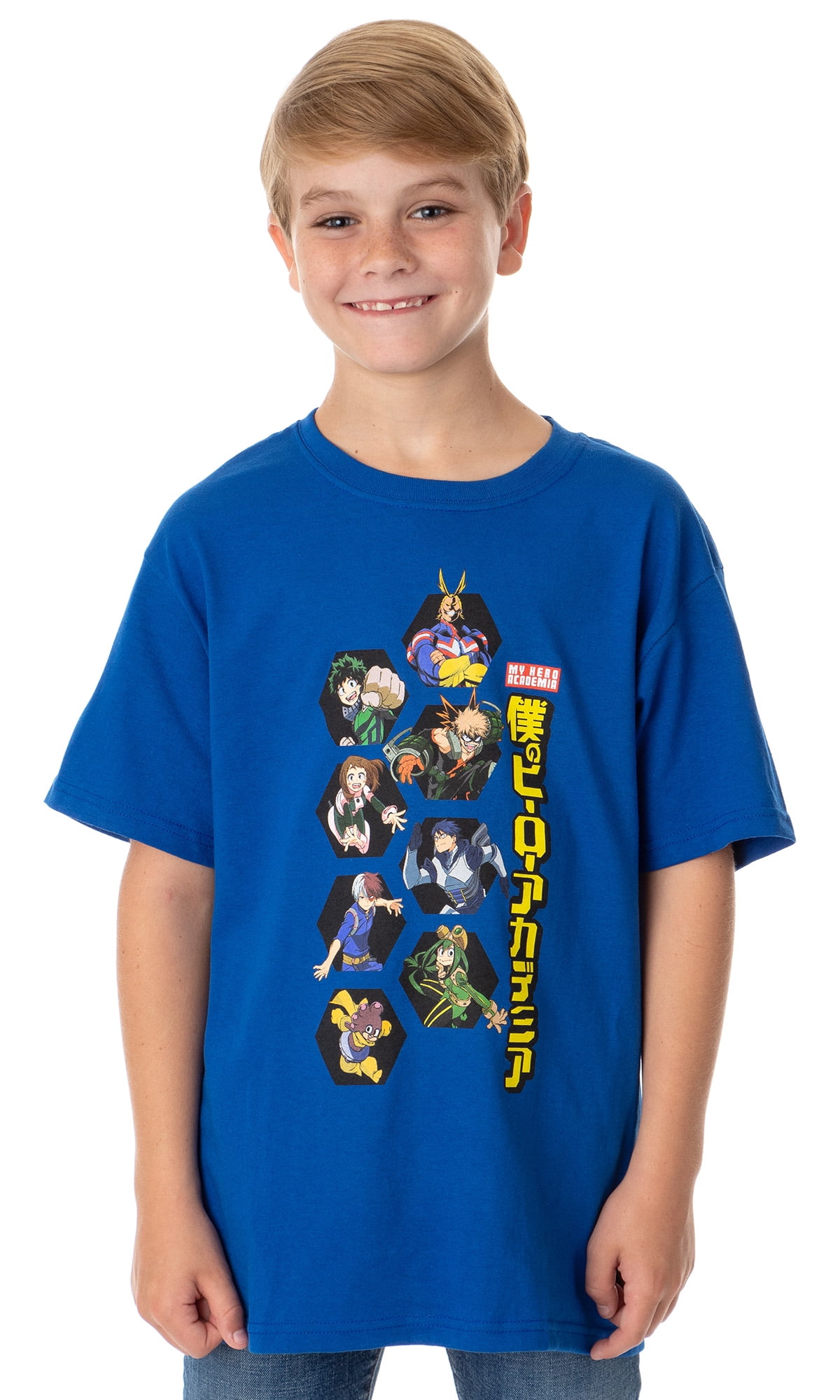 My Hero Academia DEKU T-Shirt, MHA Logo Apparel, All Might And Students ...