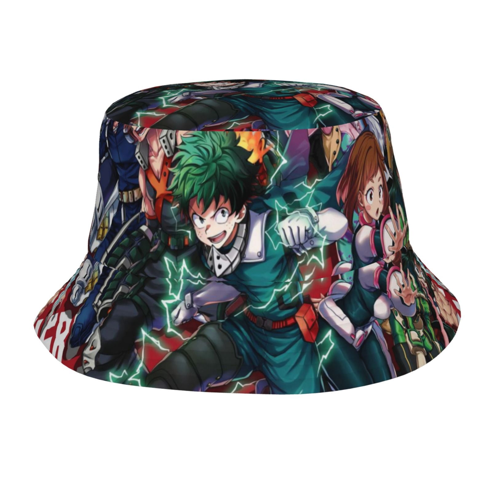 My Hero Academia Bucket Hat Fashion Sun Hat Packable Outdoor Bucket Hat ...