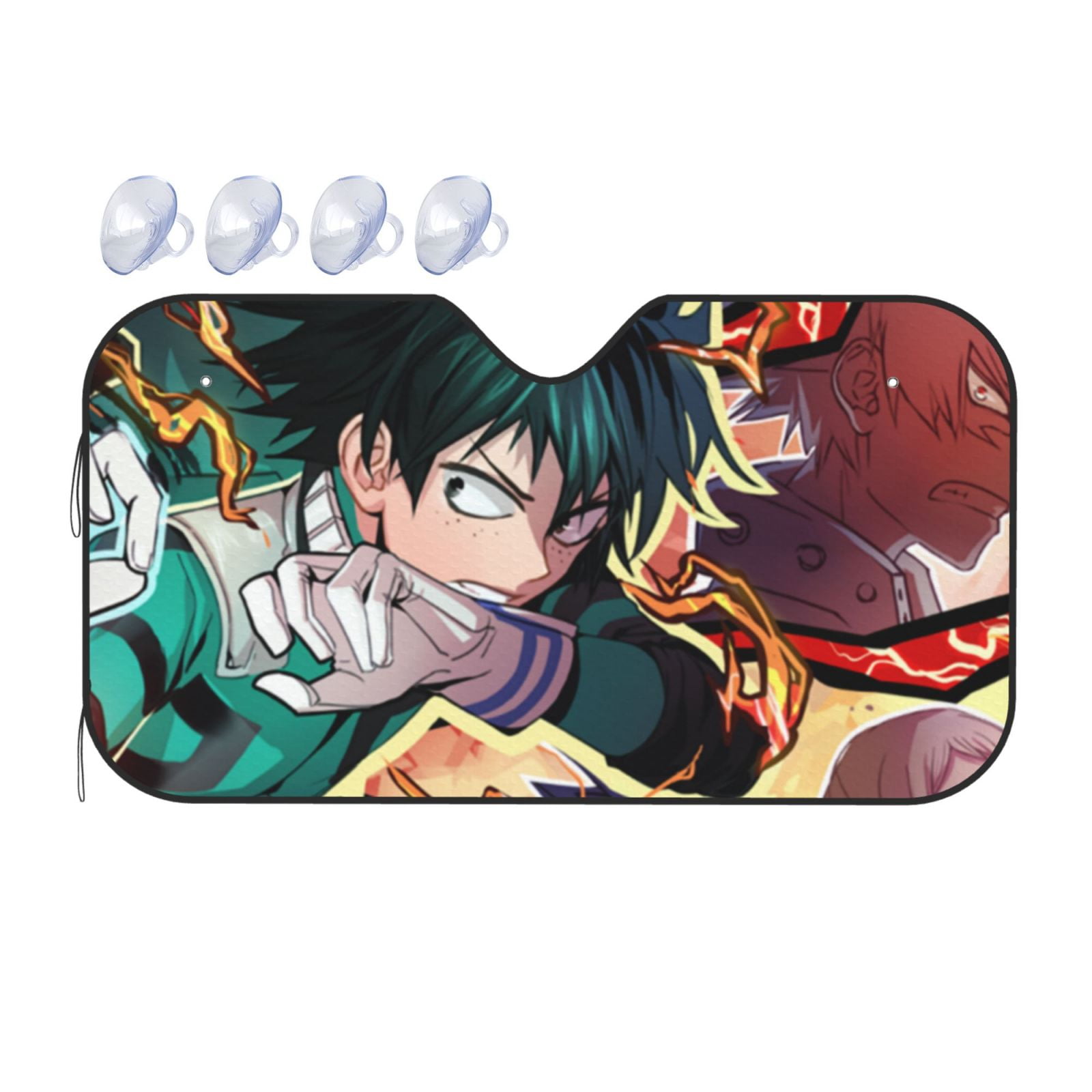My Hero Academia Car Sun Shade Windshield Sunshade Aluminum Foil Sun ...