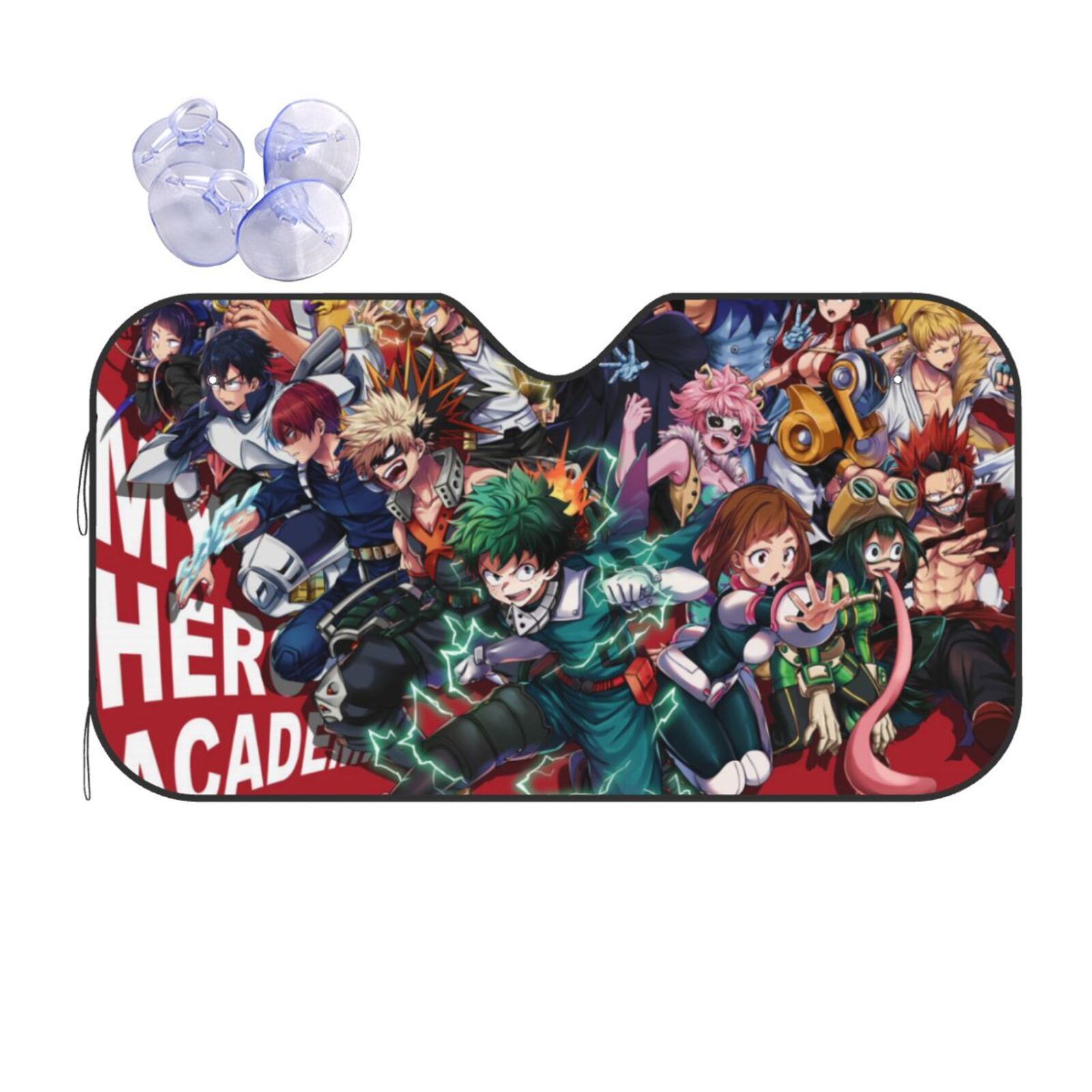My Hero Academia Car Windshield Sun Shade, Front Window Sun Shades, Visor Shield Cover For Car ...