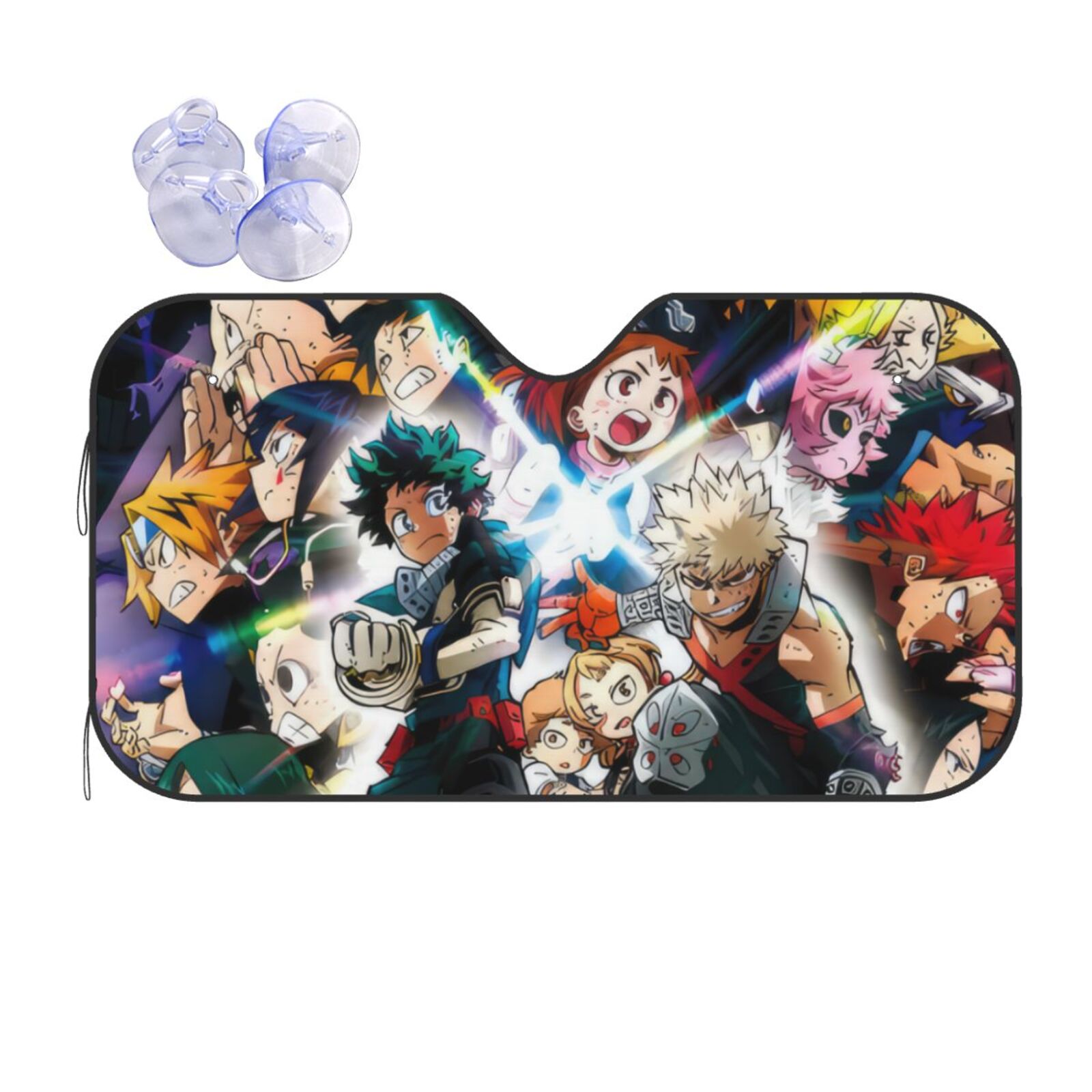 My Hero Academia Car Windshield Sun Shade, Front Window Sun Shades, Visor Shield Cover For Car ...