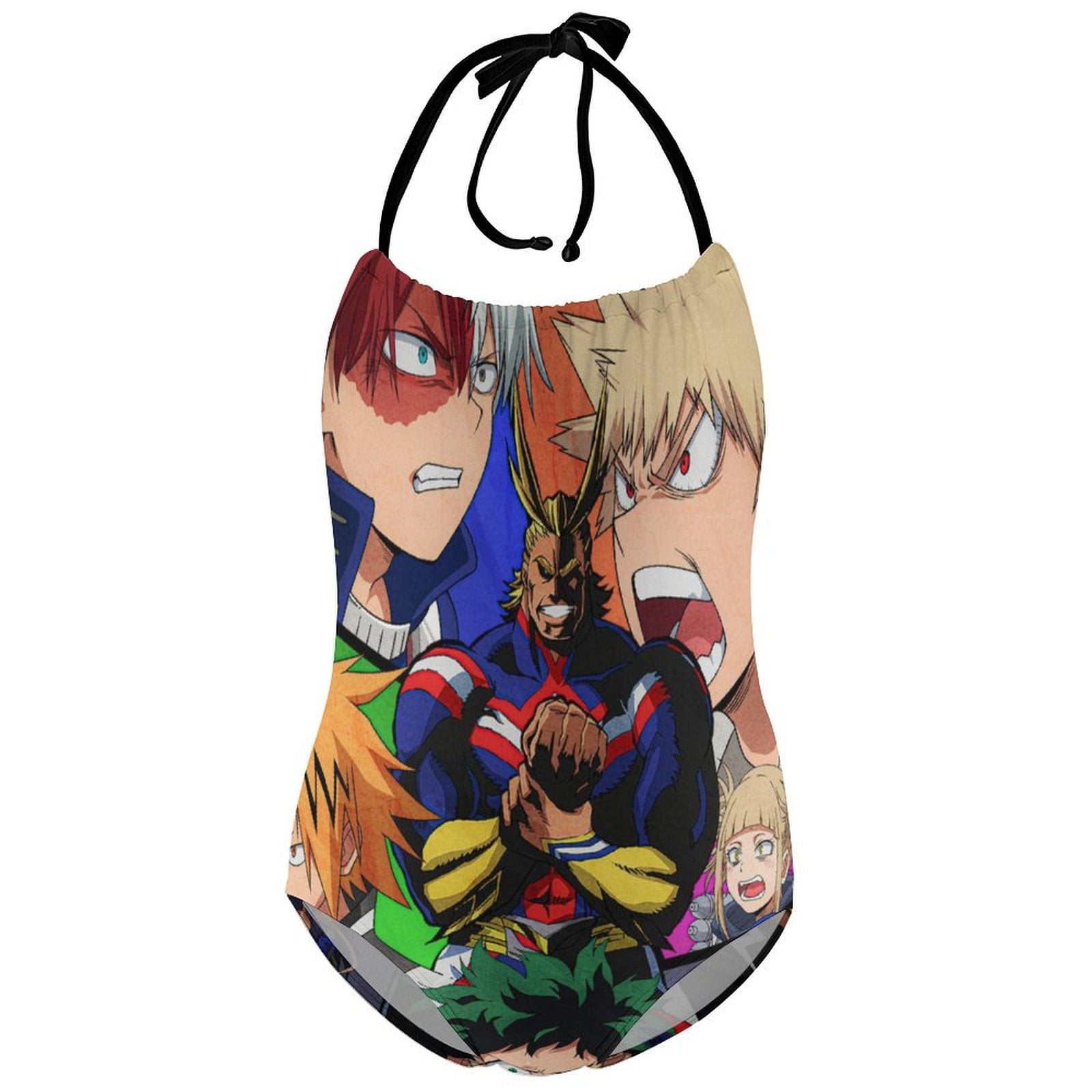 My Hero Academia Children's One-piece Swimwear Halterneck Swimsuit ...