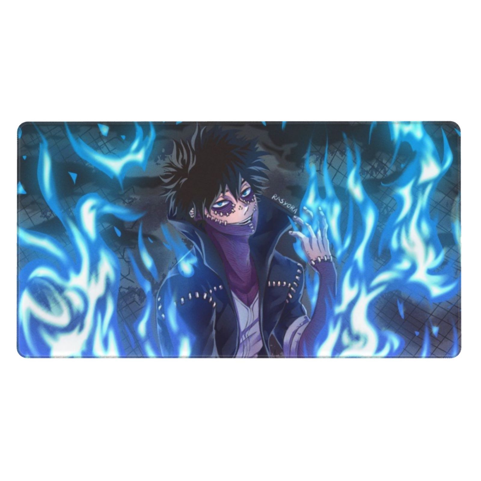 My Hero Academia Dabi Mouse Pad 16x29.5 Inch Computer Keyboard Mouse ...