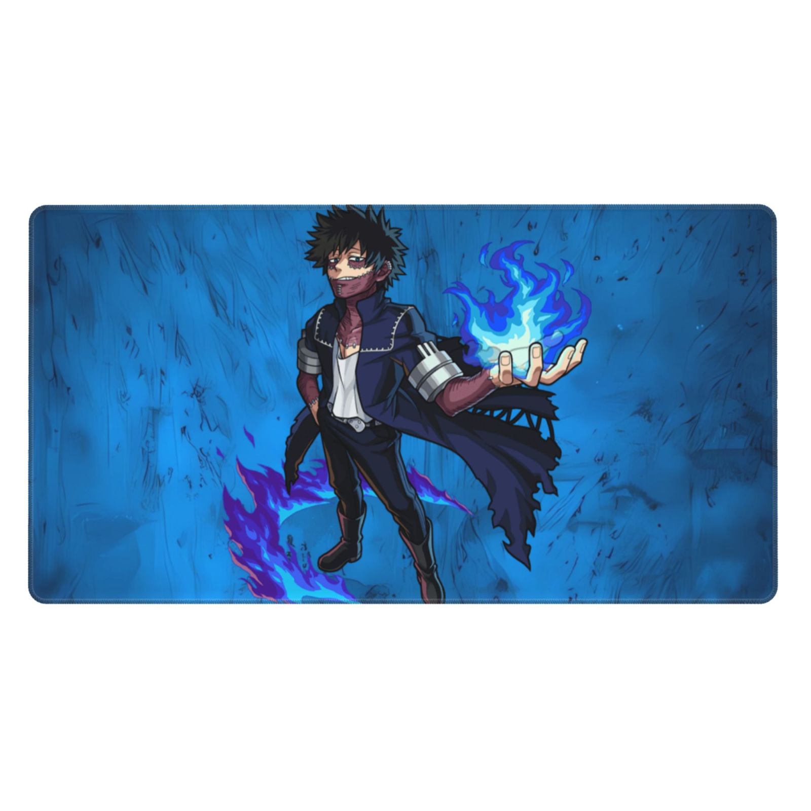 My Hero Academia Dabi Mouse Pad 16x29.5 Inch Computer Keyboard Mouse ...