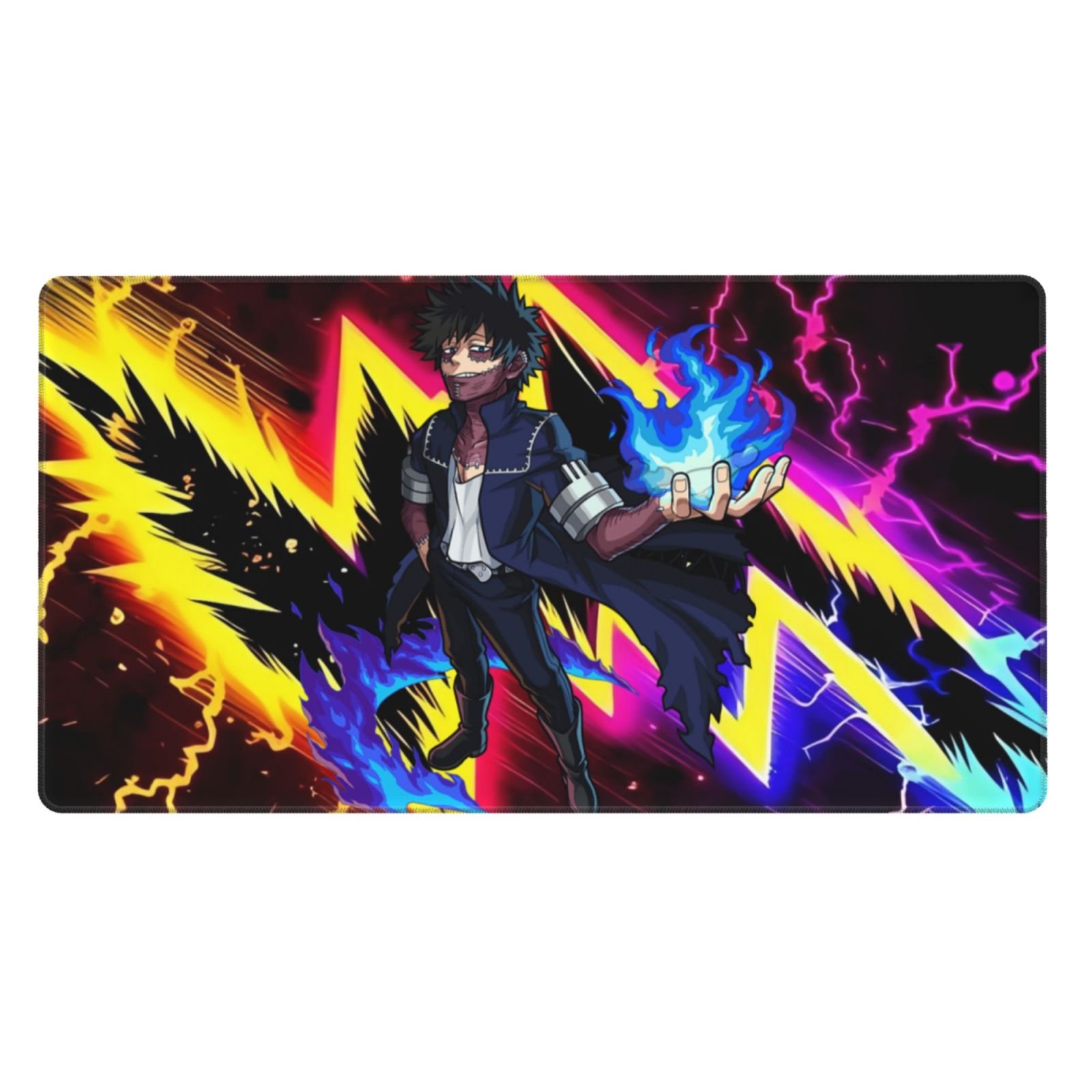 My Hero Academia Dabi Mouse Pad 16x29.5 Inch Computer Keyboard Mouse ...