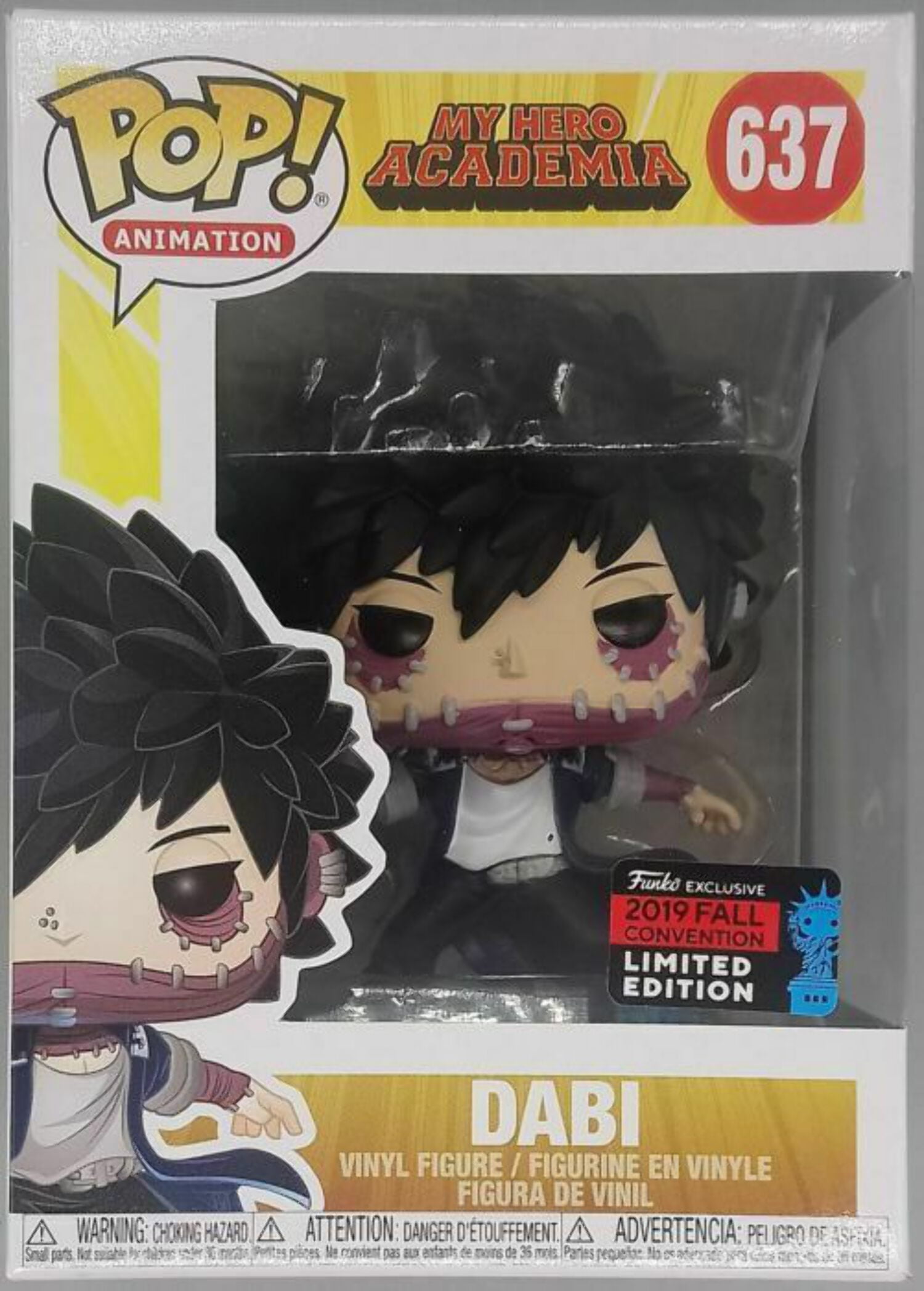 637 Dabi - Pop Animation - My Hero Academia 2019 NYCC Exc Funko POP ...