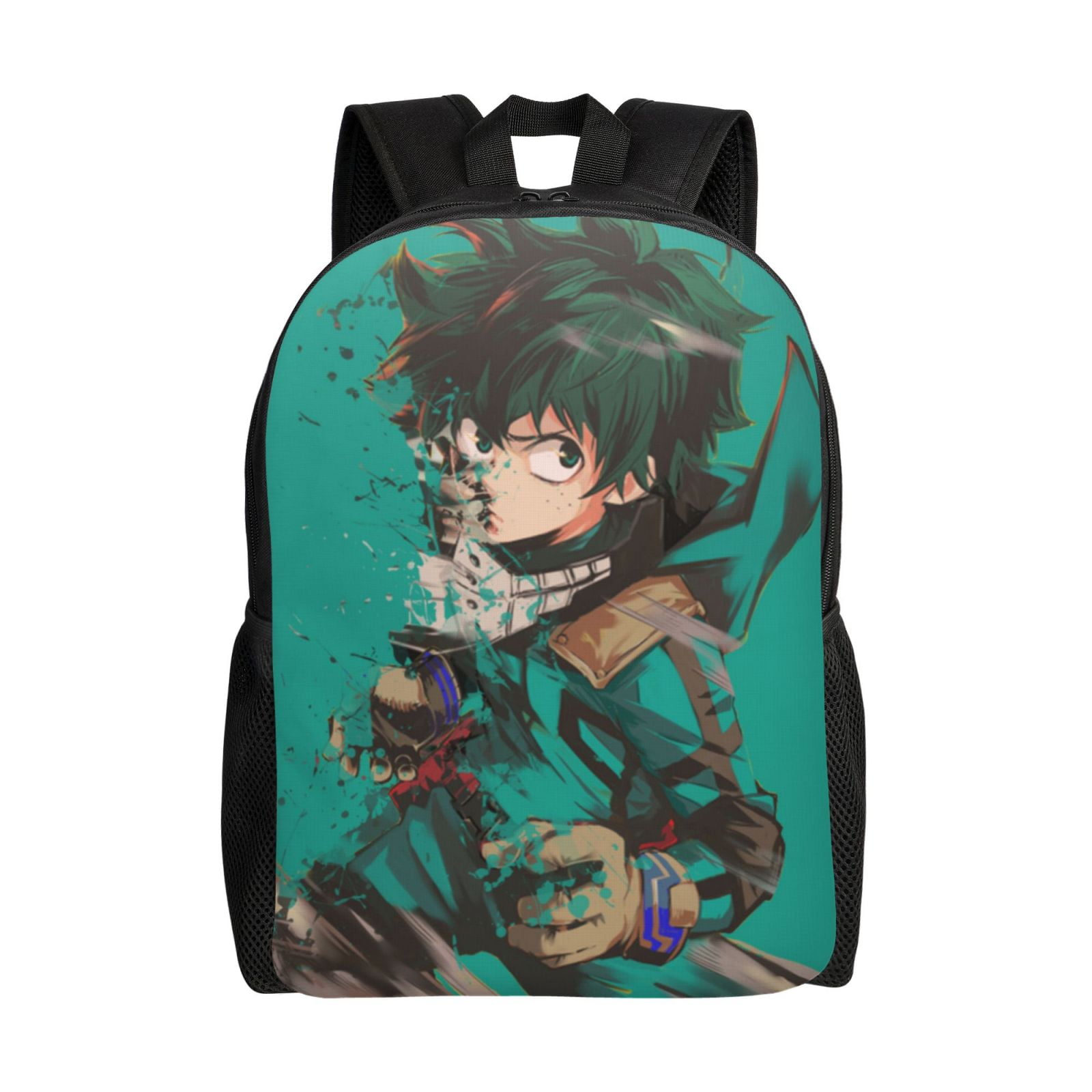 My Hero Academia Deku Backpack Lightweight Unisex Basic Daypack Bookbag ...